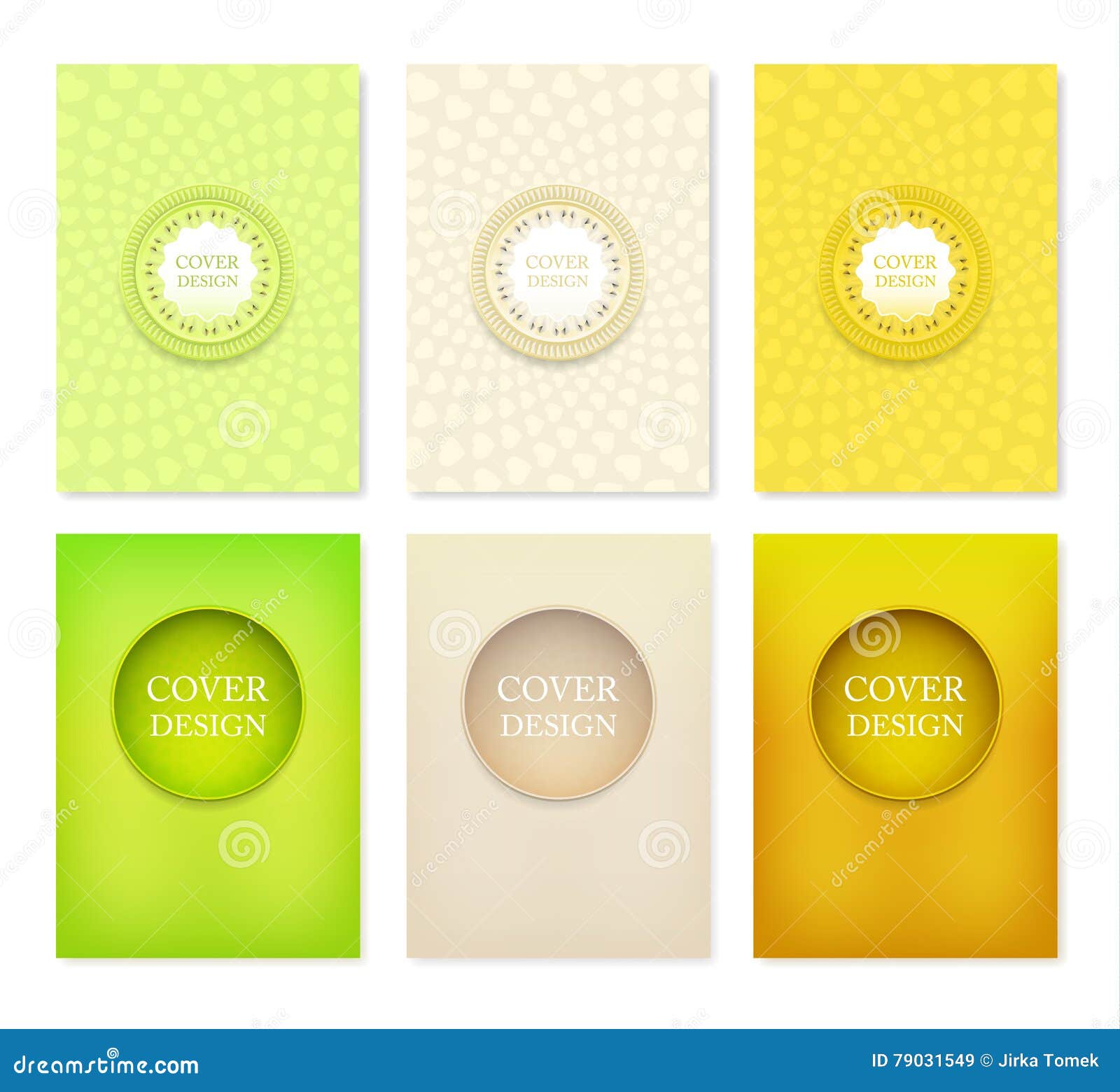 Set of Brochures in Vintage Style. Vector Design Templates. Vintage ...