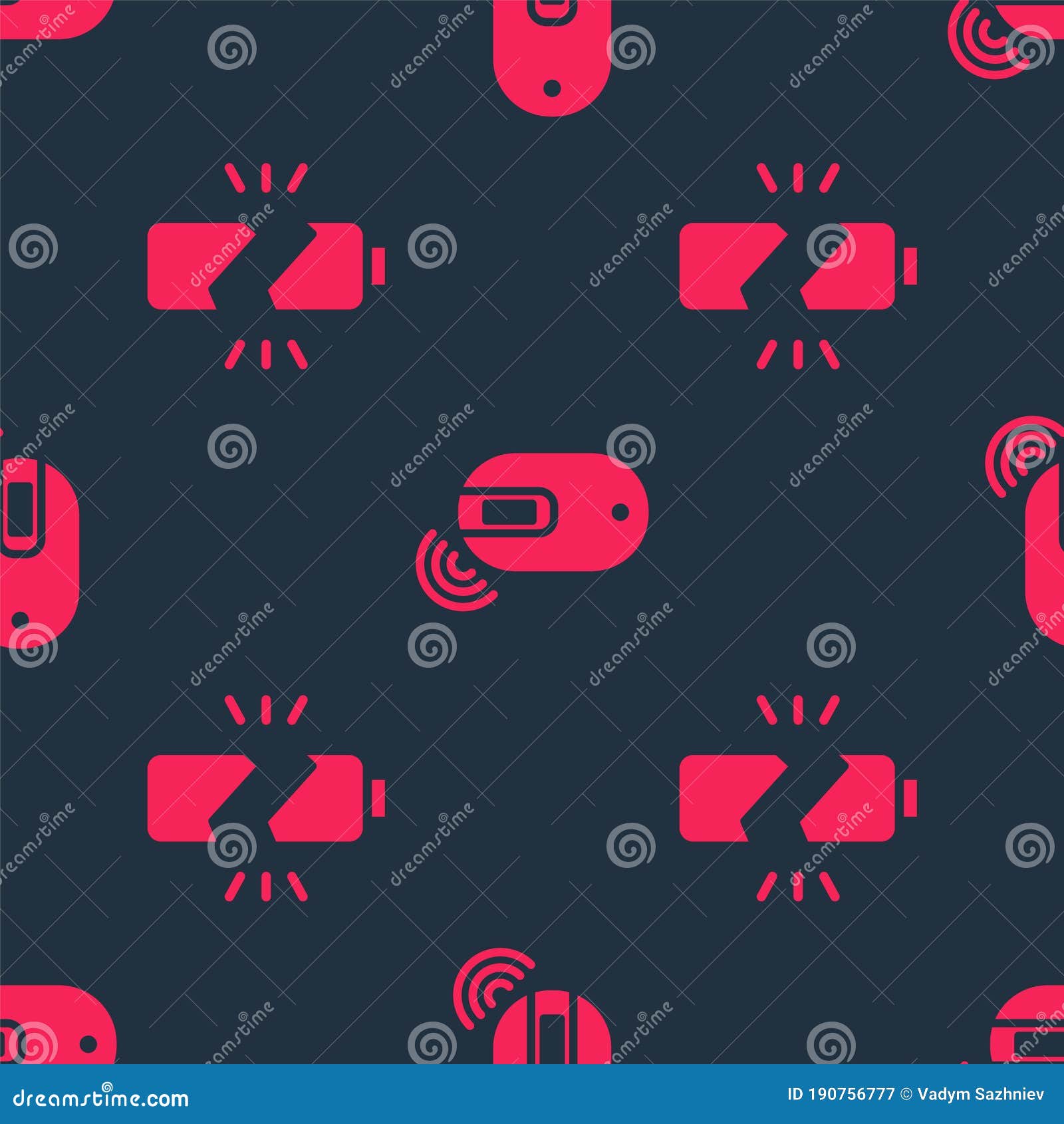 Battery And Mouse Negative Space Logo Design Vector Illustration ...