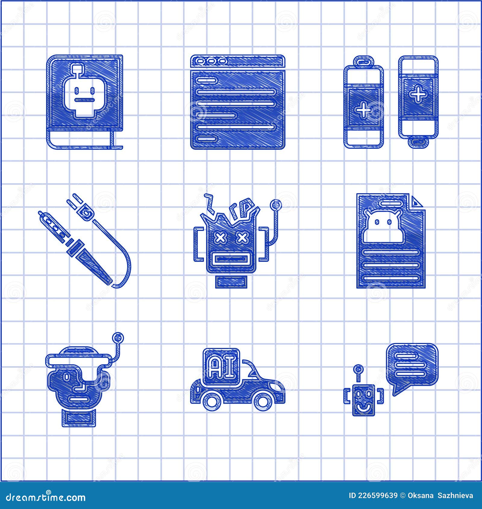 Set Robot, Autonomous Smart Car, Processor With Microcircuits CPU ... Set Robot, Autonomous Smart Car, Processor With Microcircuits CPU ...