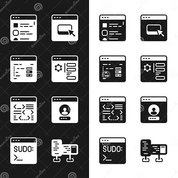 Set Browser Setting Software Files Create Account Screen Computer Monitor And Code Terminal