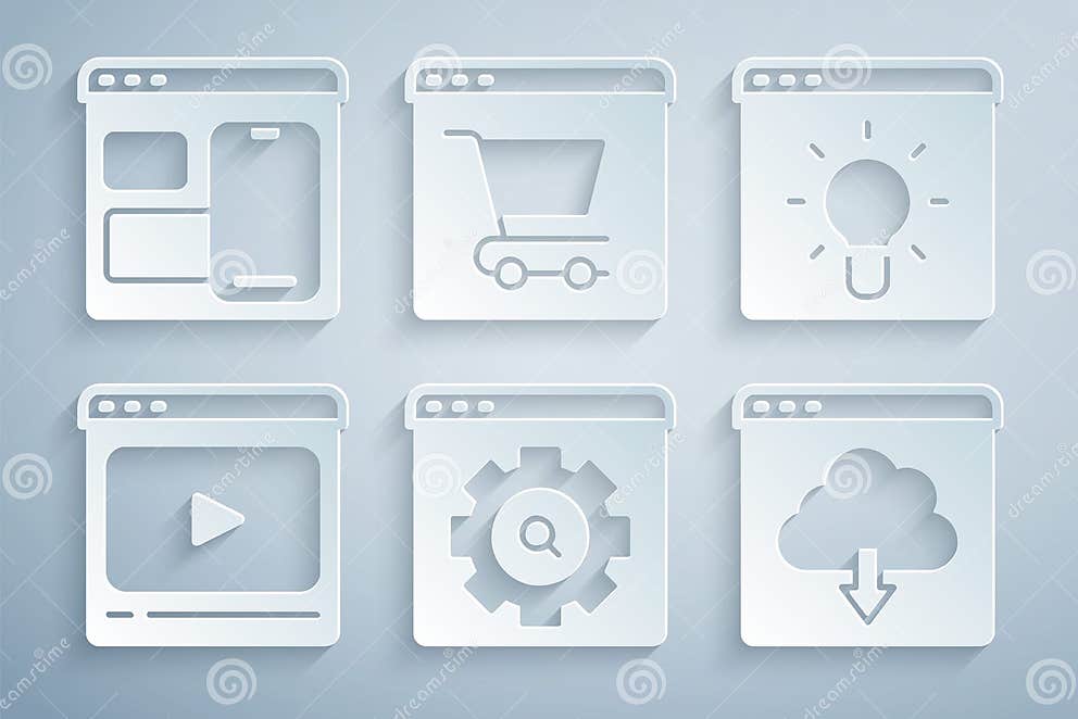 Set Browser Setting, Window, Online Play Video, Cloud Download, Shopping on Screen and Web ...