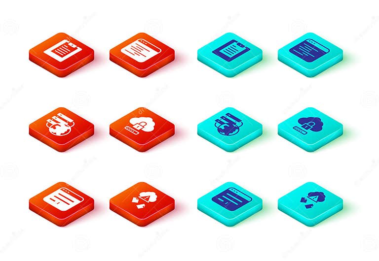 Set Browser Window, Cloud Hacking, Network Cloud Connection, Computing Lock, Software and Server ...