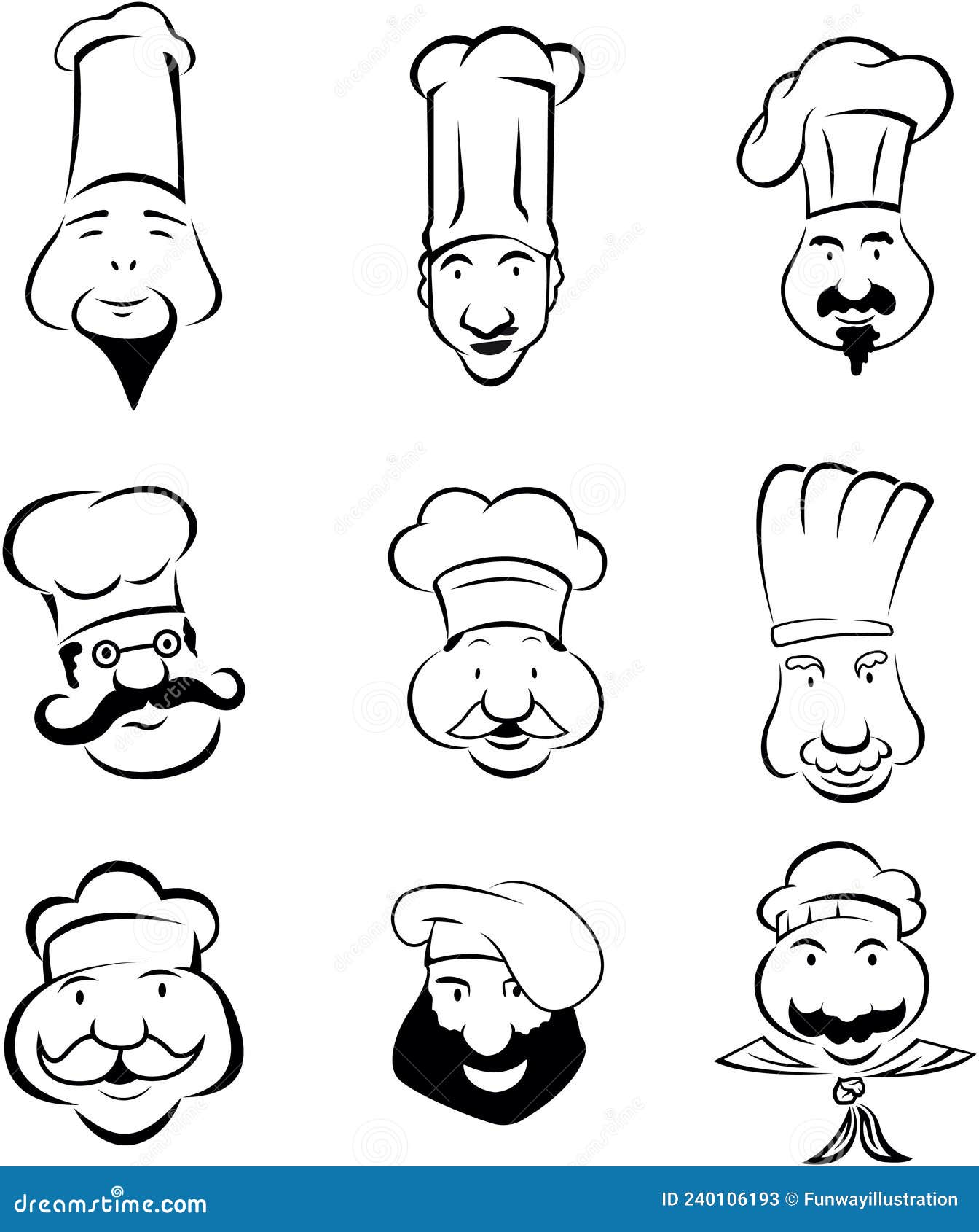 Set Bundle Icon Symbol Black and White Vector Stock Vector ...