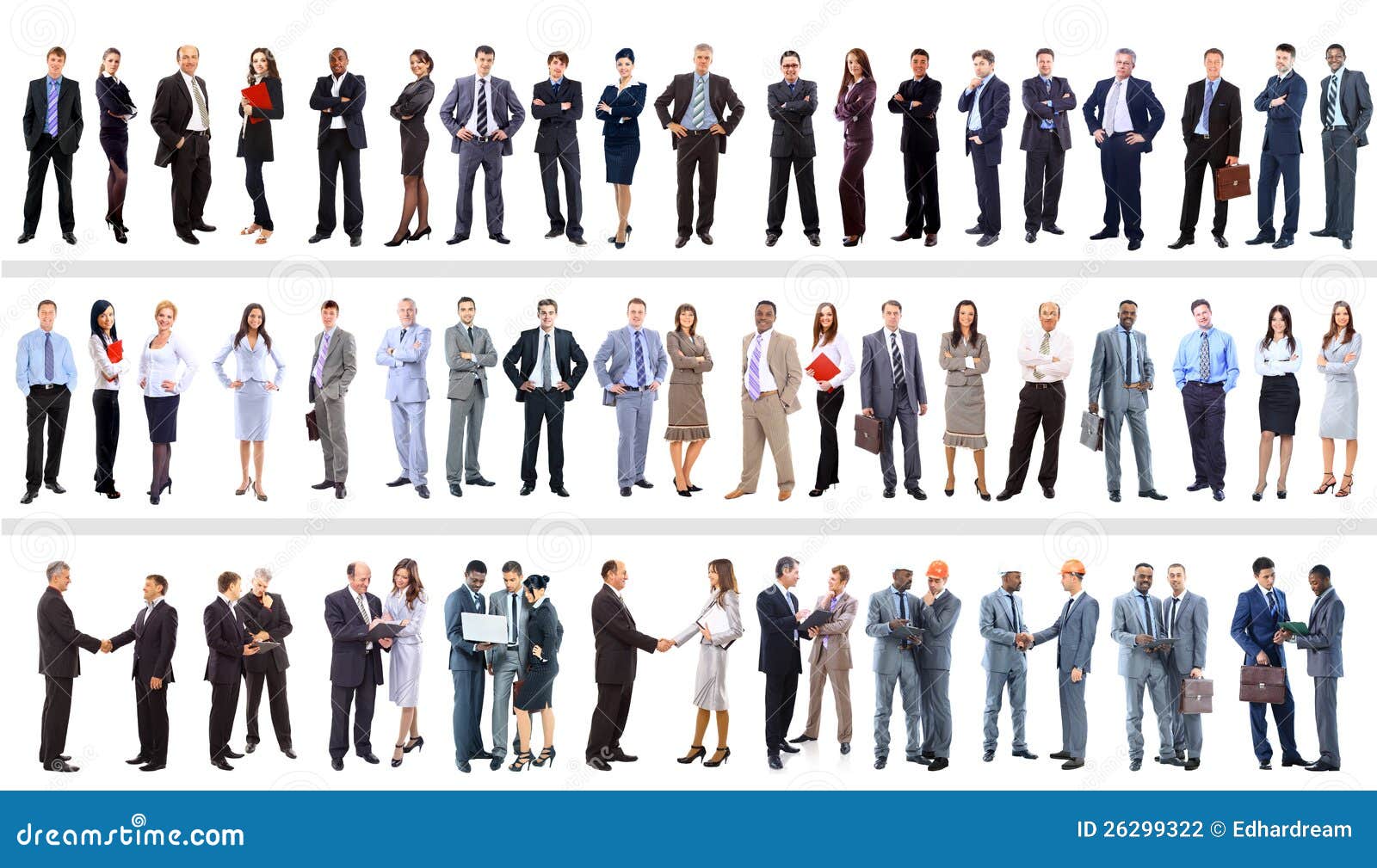 Set of business people stock photo. Image of documents - 26299322