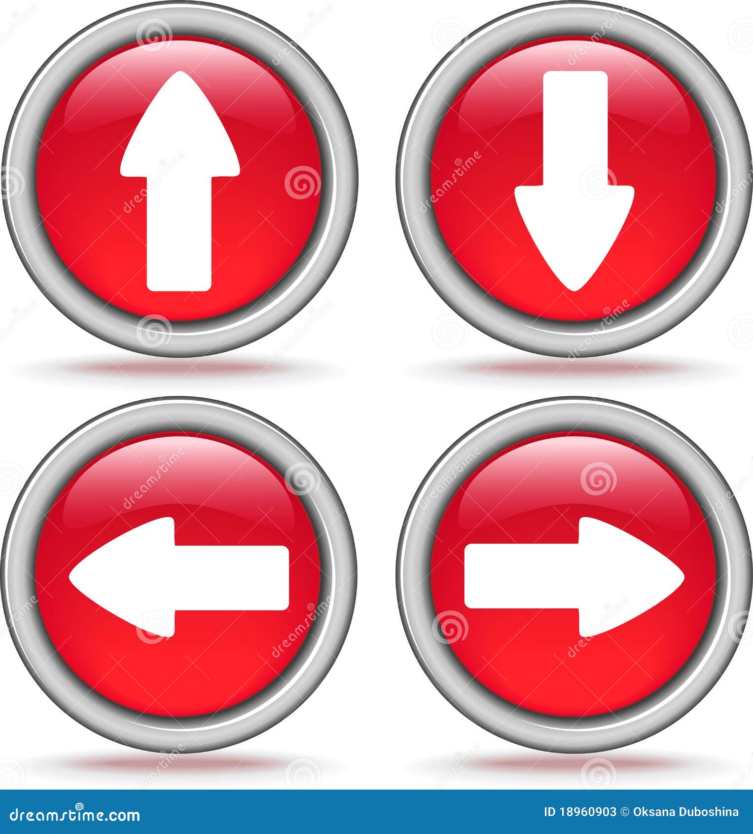 Set button with arrow stock vector. Illustration of connection - 18960903