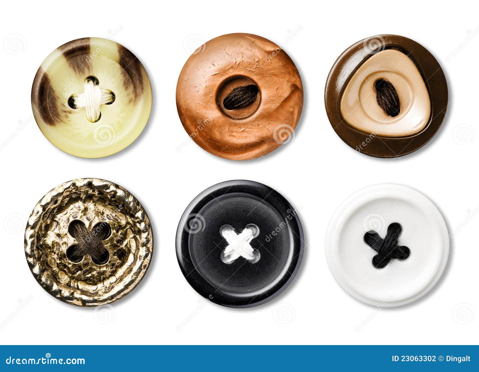 Set of buttons stock photo. Image of clothing, background - 23063302