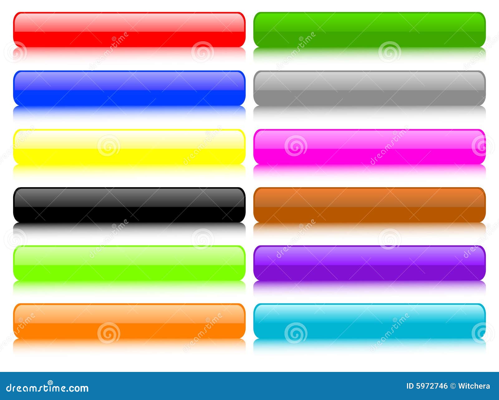 Set of buttons stock illustration. Illustration of shine - 5972746