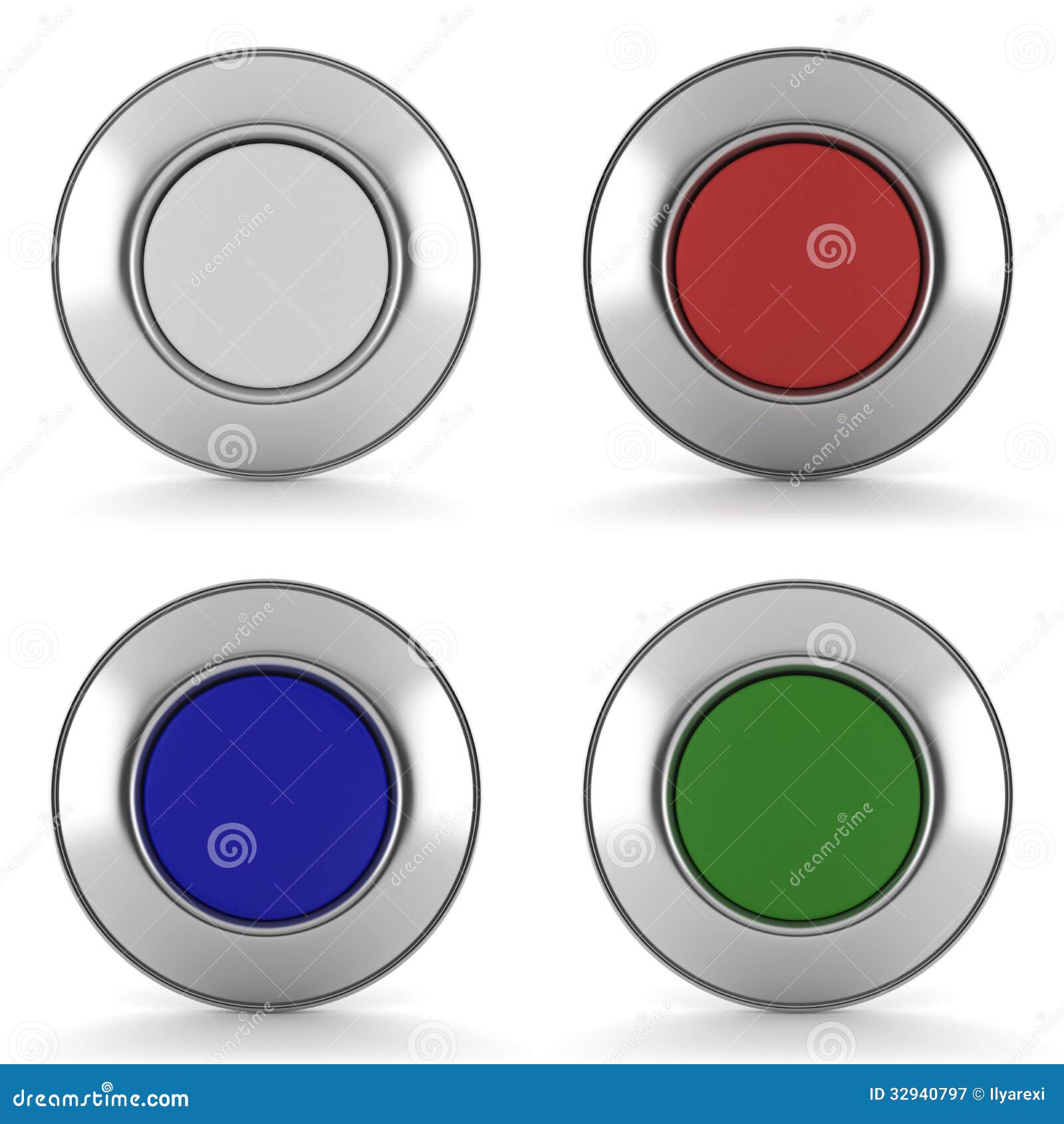 Set of buttons stock illustration. Illustration of creative - 32940797