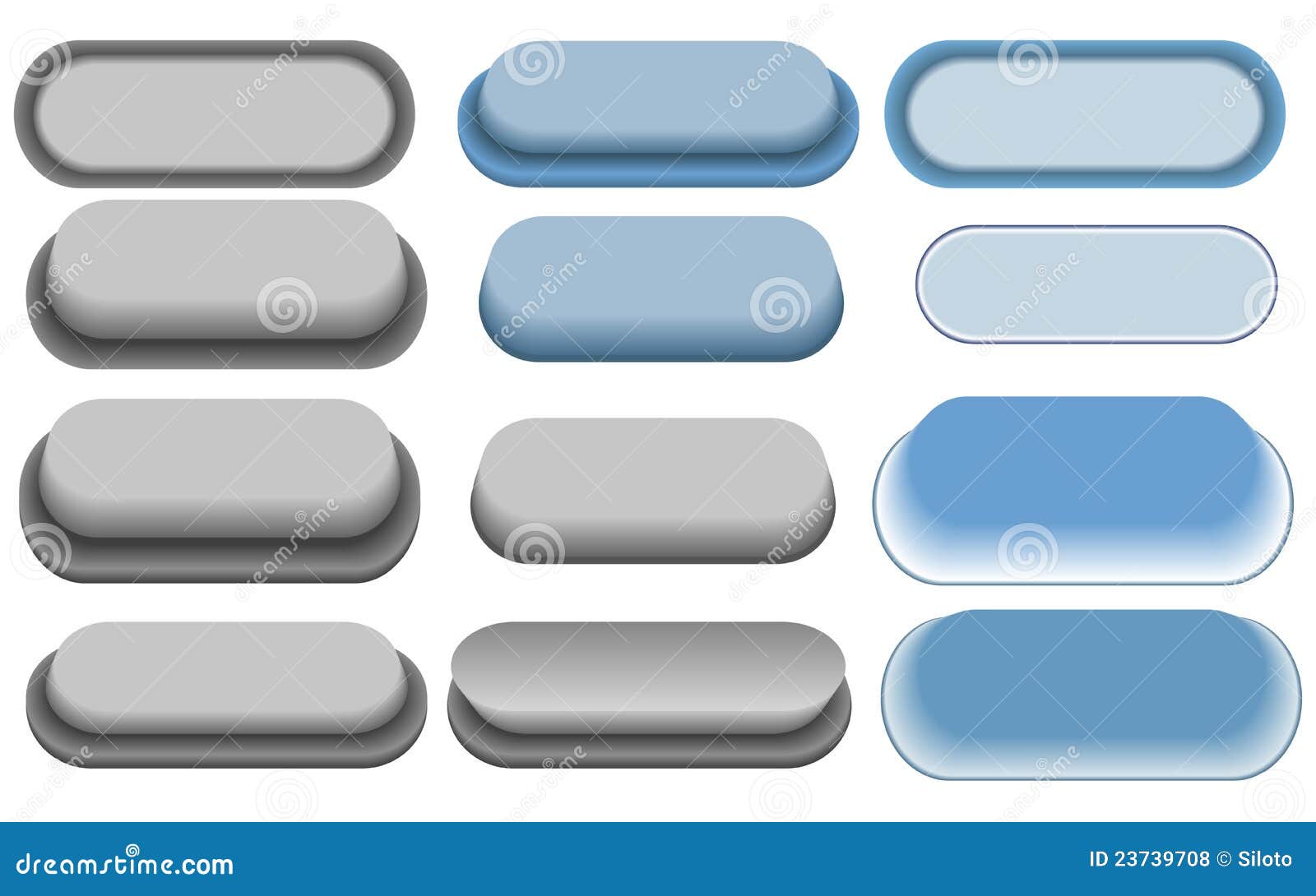 Set of the Buttons - Vector Stock Vector - Illustration of member ...