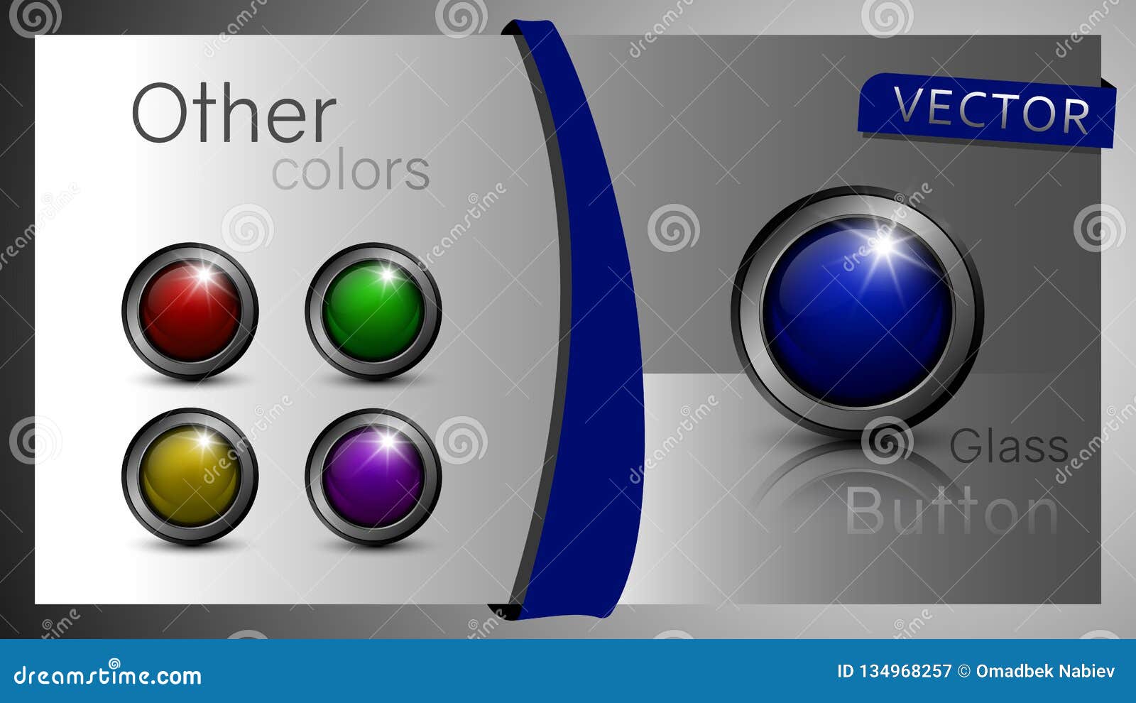 A set of buttons - Vector stock vector. Illustration of digital - 134968257