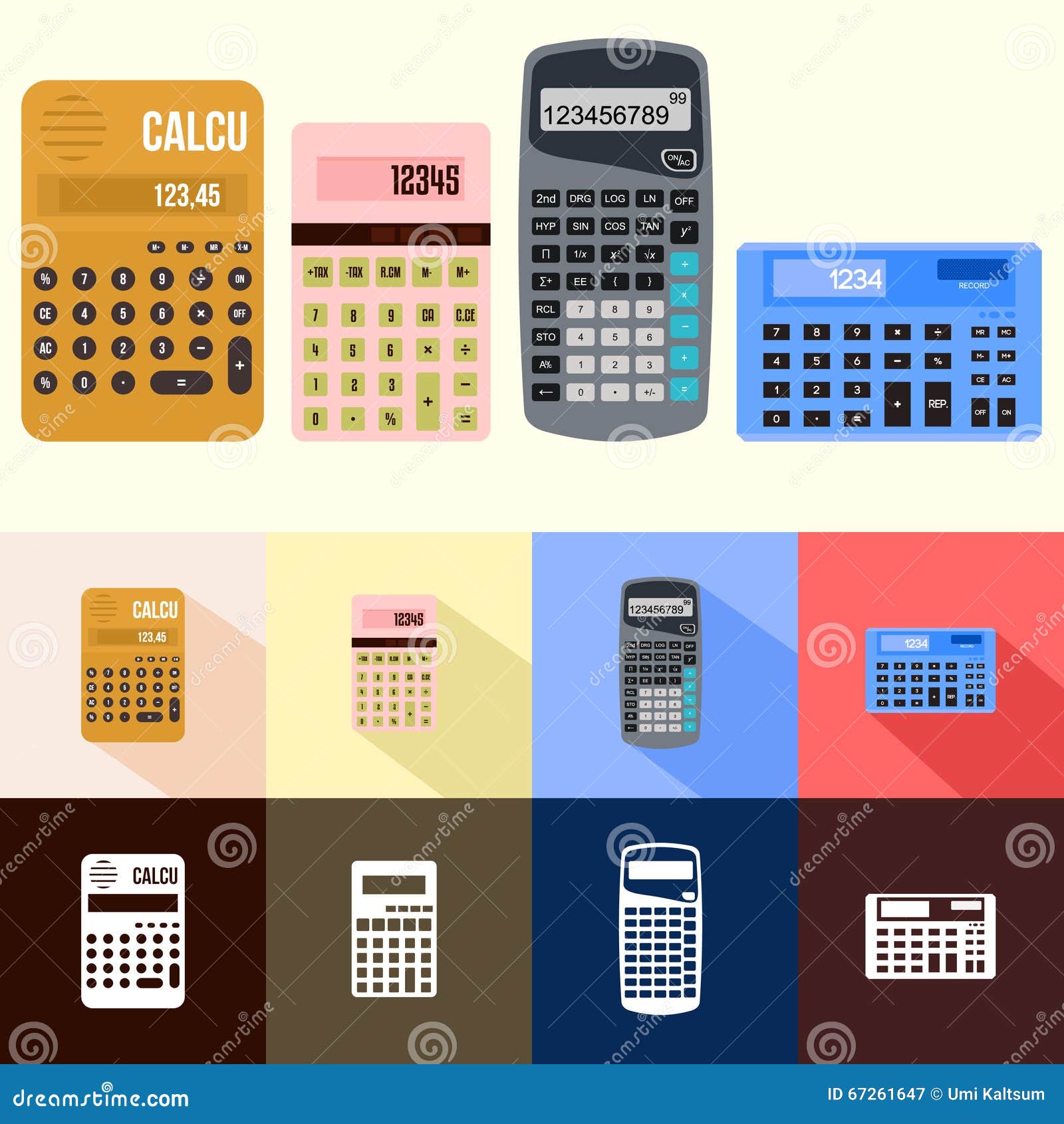 Scientific Calculator Clipart