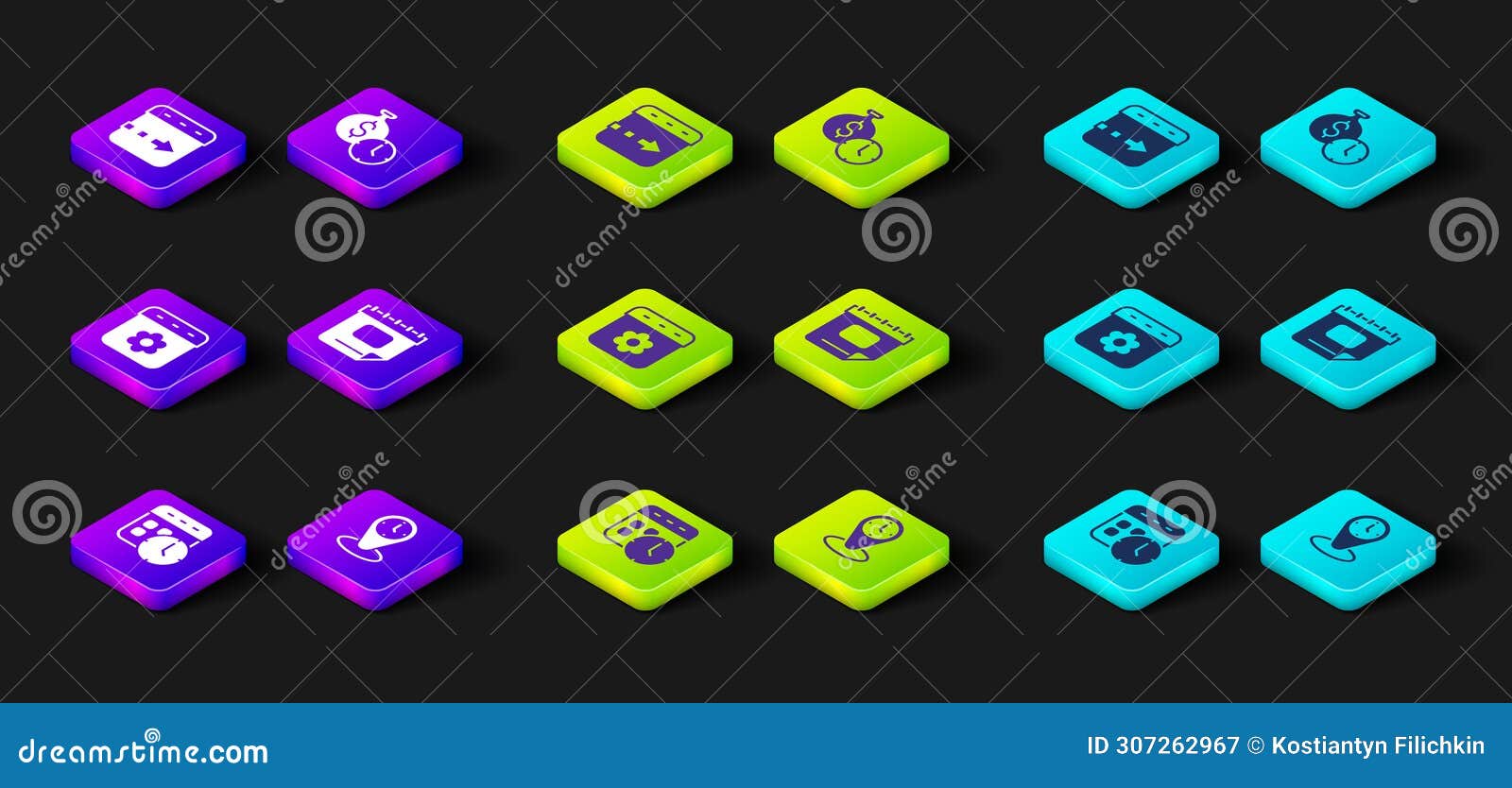 Set Calendar and Clock, Time Zone Clocks, Spring, is Money and Flies ...