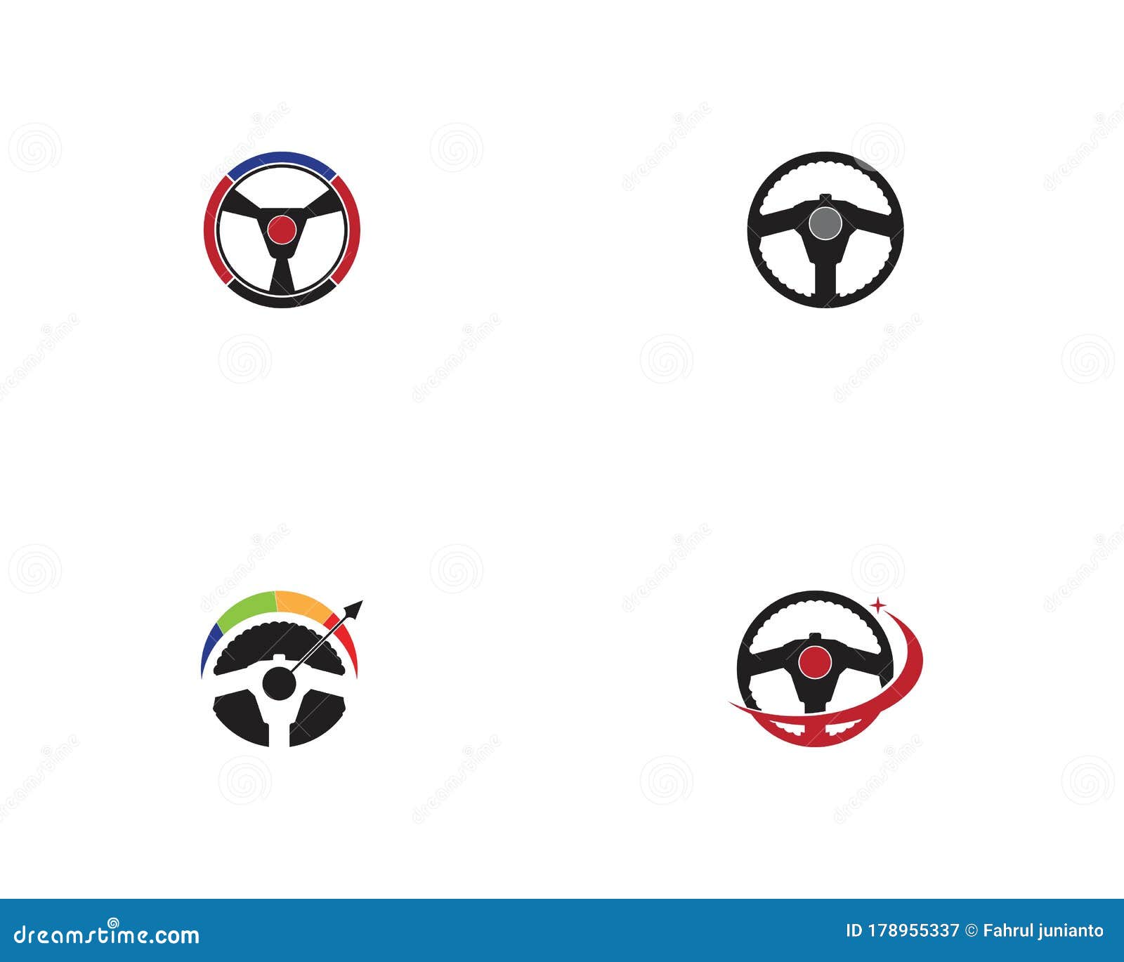 Set of Car Auto Mobile Driver Icon or Symbol- Vector Graphic Stock ...
