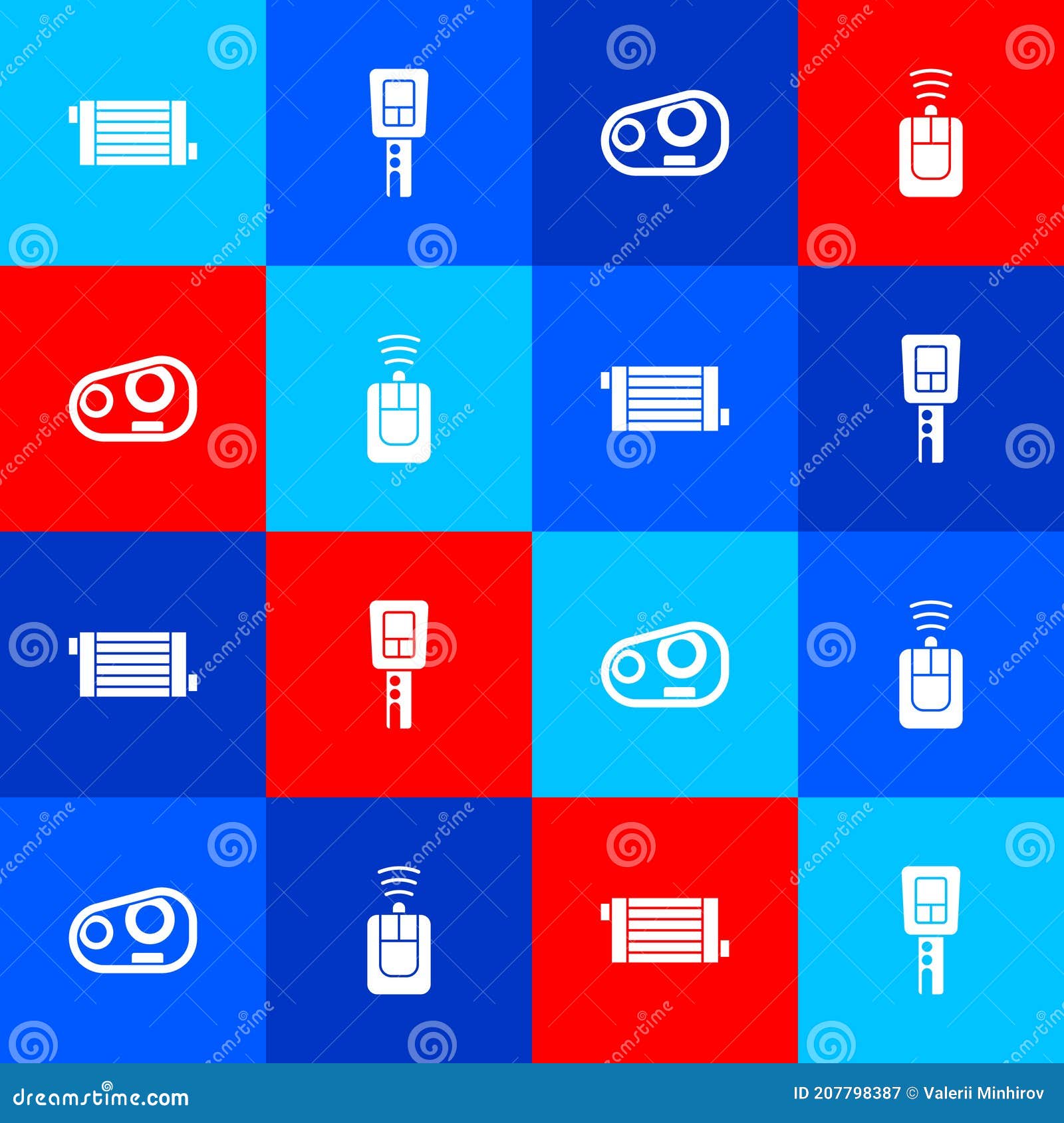 Set Car Radiator Cooling System, Key with Remote, Headlight and Icon ...