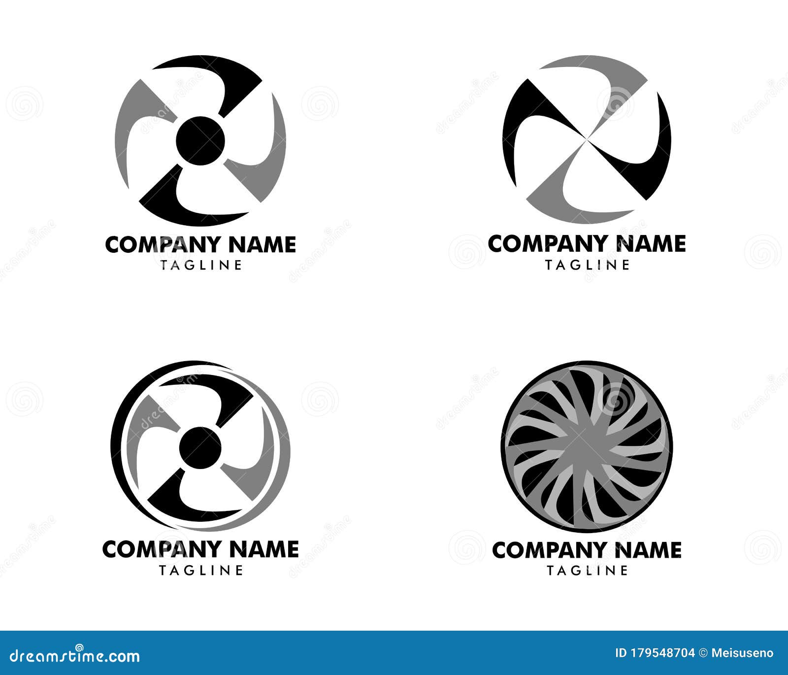 Set of Car Wheel Rim Logo Vector Icon Stock Vector - Illustration of ...