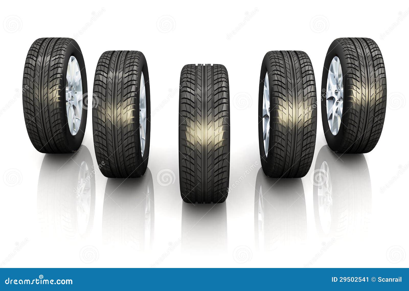 Set of car wheels stock illustration. Illustration of equipment - 29502541