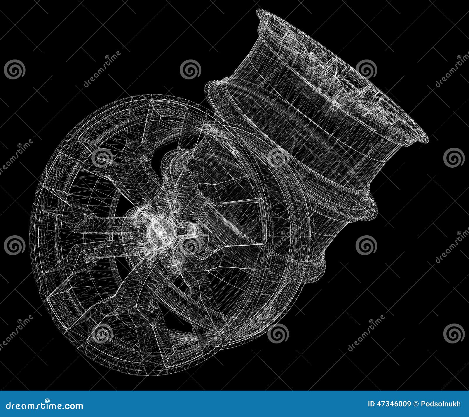 Set of car wheels isolated stock illustration. Illustration of isolated ...