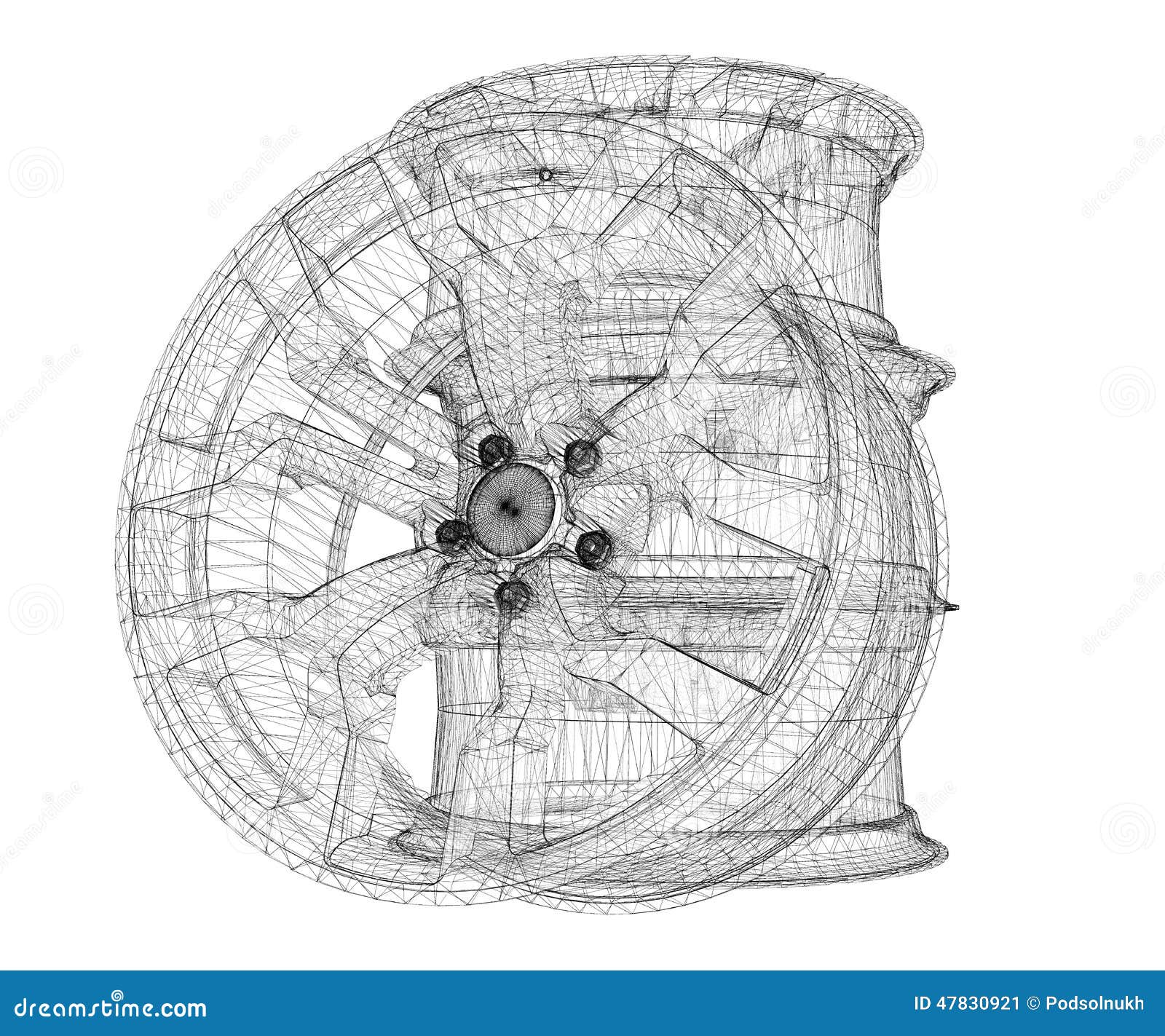 Set of car wheels isolated stock illustration. Illustration of ...