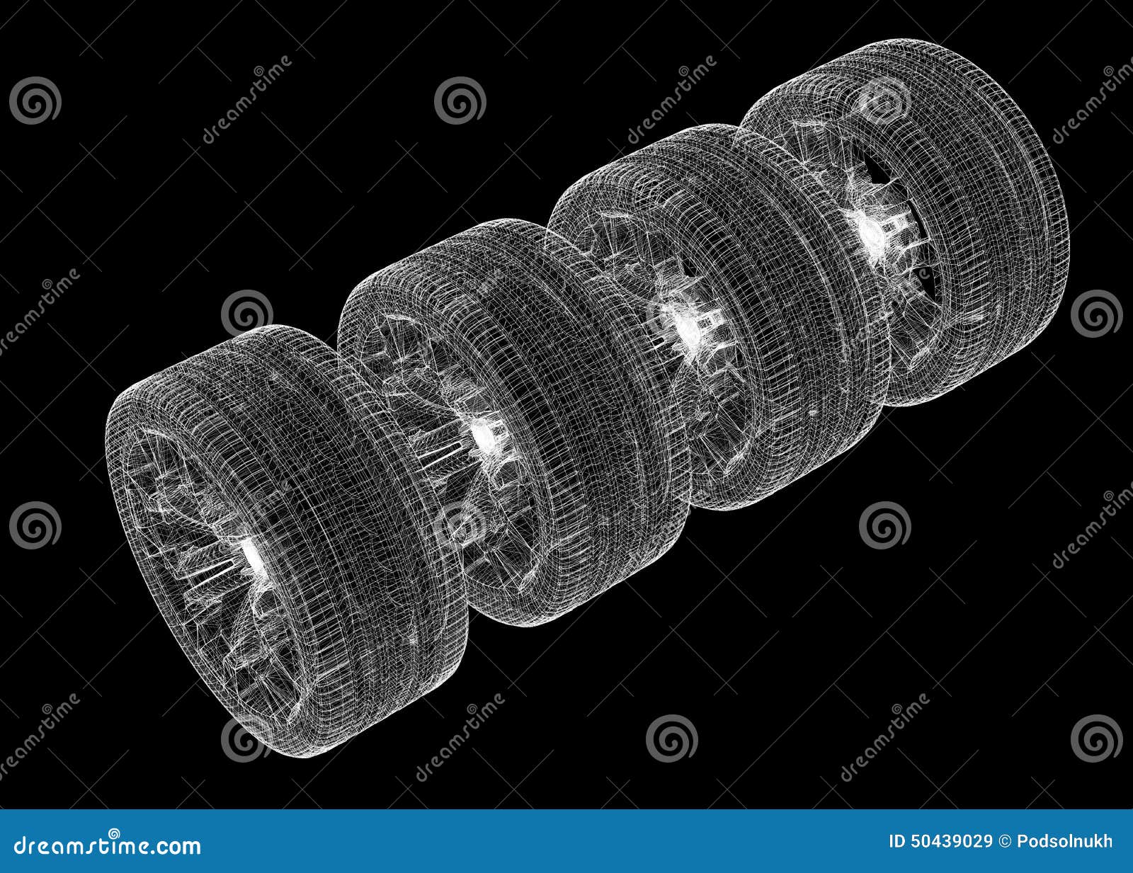 Set of car wheels stock image. Image of shot, circle - 50439029
