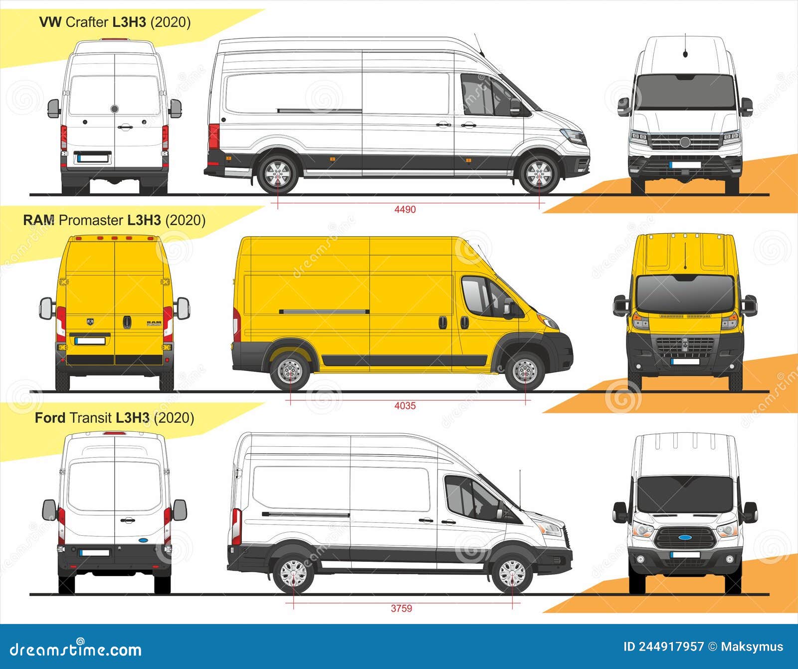 Set of Cargo Delivery Vans L3H3 2020 Editorial Photography ... Set of Cargo Delivery Vans L3H3 2020 Editorial Photography ...