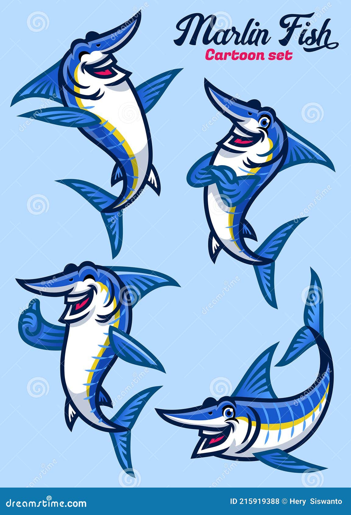 Cartoon Marlin Royalty-Free Stock Photo | CartoonDealer.com #5240985
