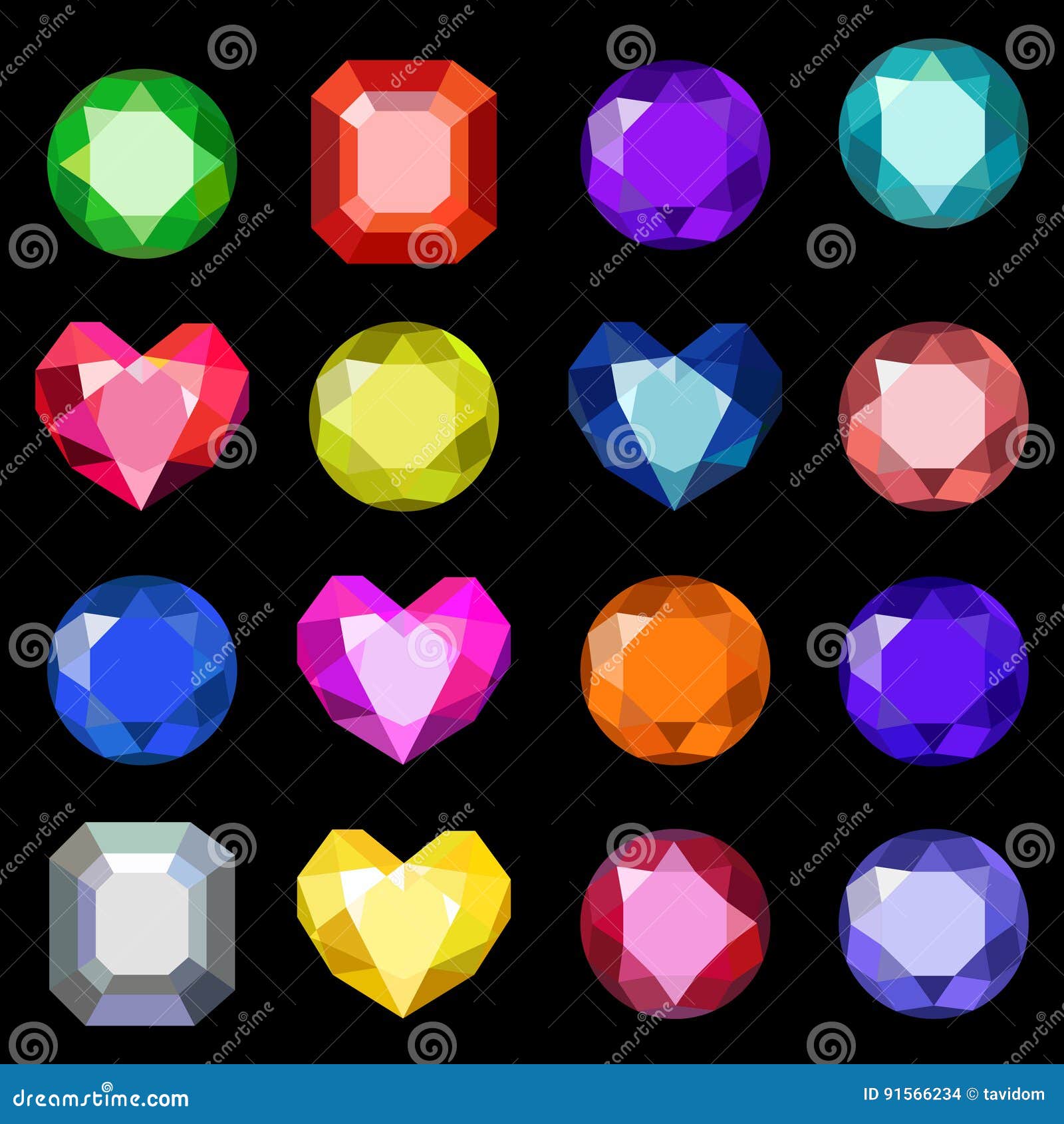 Cartoon Gemstones Background Stock Illustrations – 976 Cartoon ...