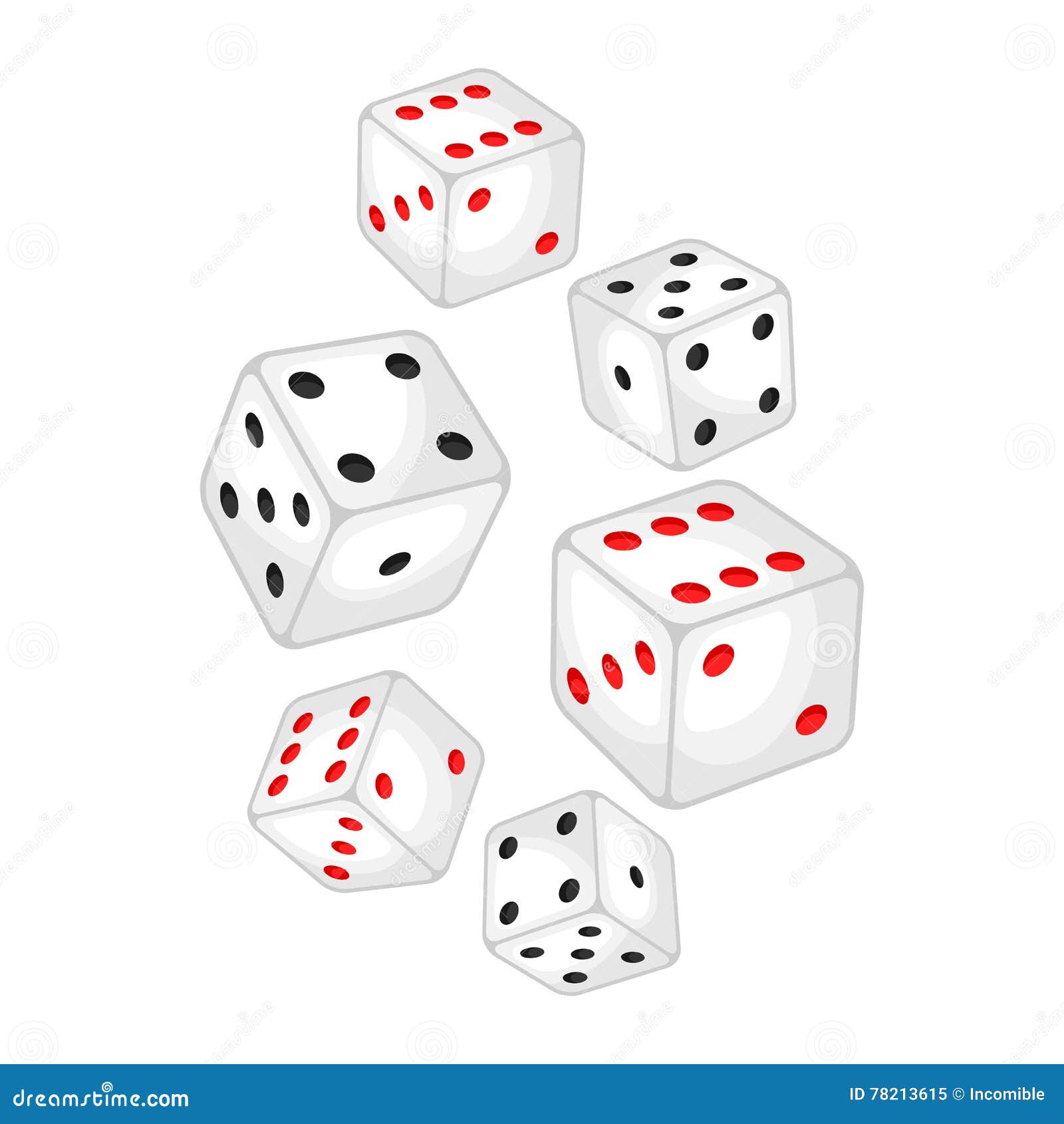 Dice Falling Stock Photo | CartoonDealer.com #78506154