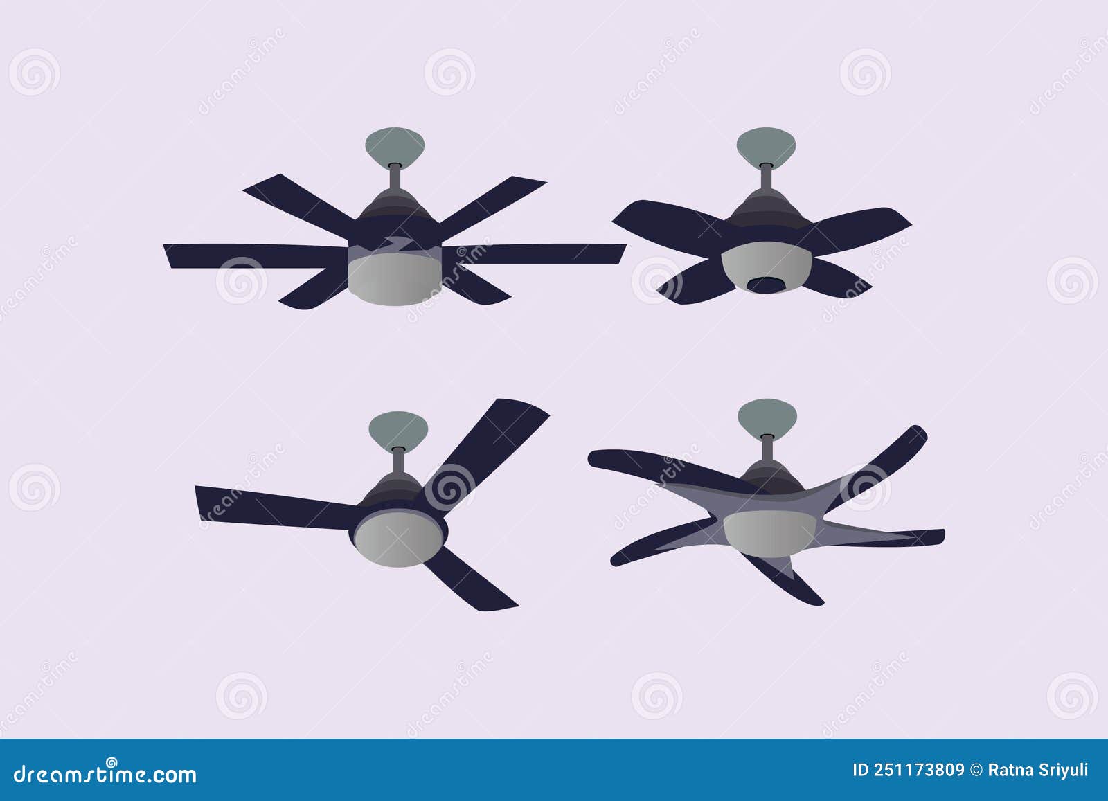 Ceiling Fans Vector Stock Illustrations – 63 Ceiling Fans Vector Stock ...
