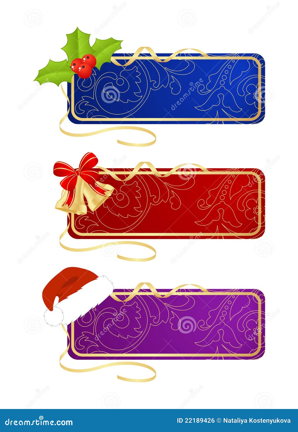 Set of celebratory labels stock vector. Illustration of isolated - 22189426