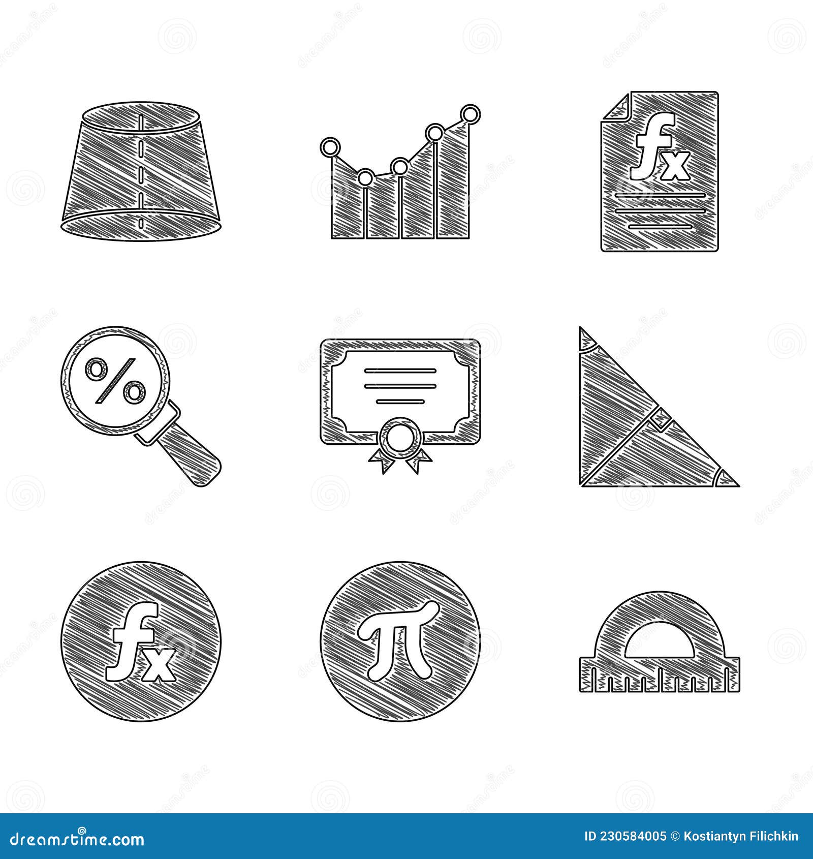 Set Certificate Template Pi Symbol Protractor Angle Bisector Of
