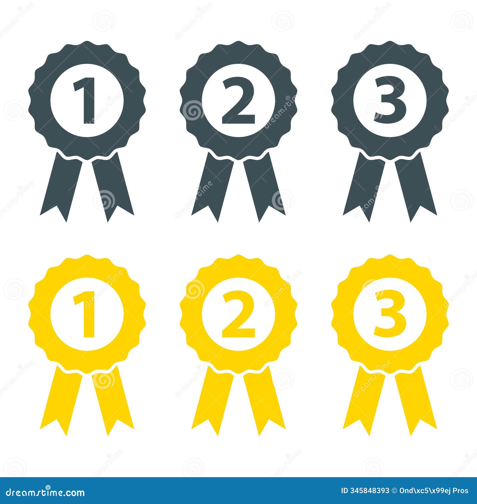 Set of Certification Seal Award Icon, Ribbon Web Stamp Symbol, Label ...