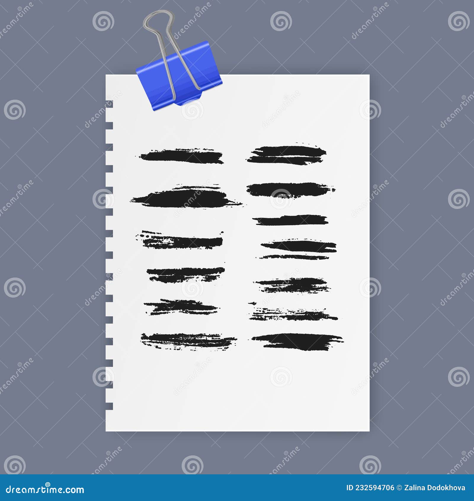 Set of Chalk Strokes, Chalk Lines Texture Stock Vector - Illustration ...