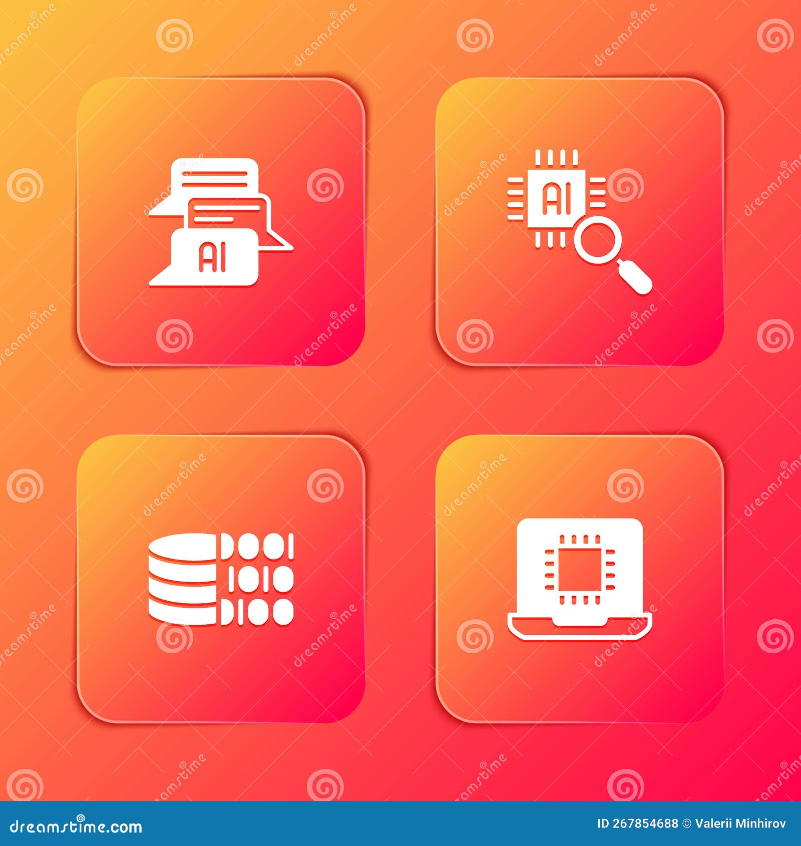Set Chat Bot, Processor CPU, Binary Code and Icon. Vector Stock Vector ... Set Chat Bot, Processor CPU, Binary Code and Icon. Vector Stock Vector ...