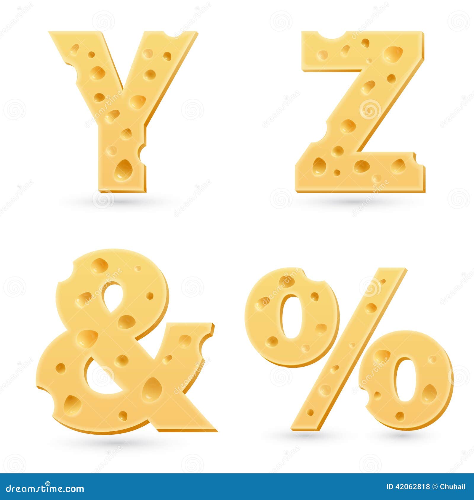 Set of cheese letters. stock illustration. Illustration of natural ...