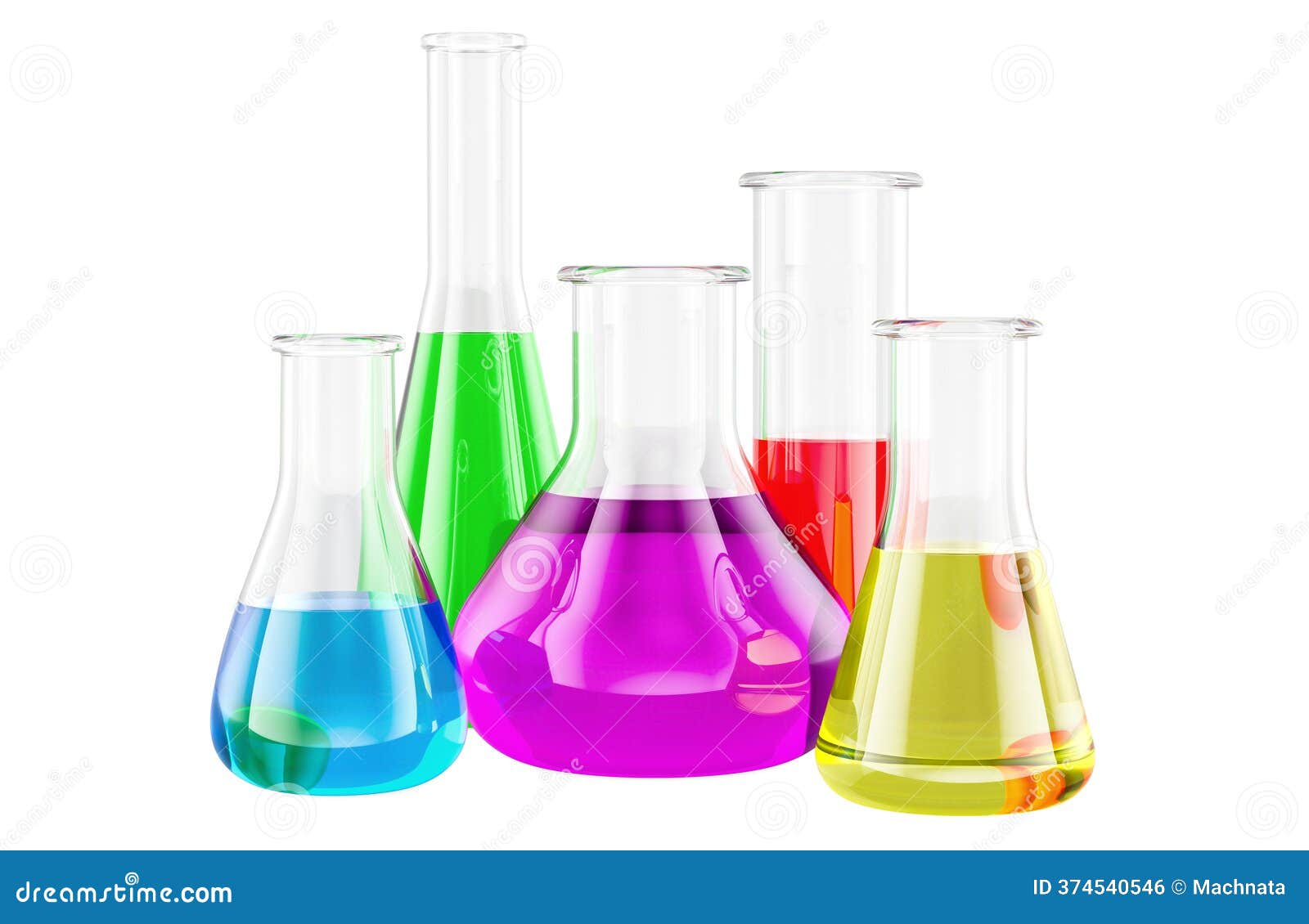 Liquid Chemistry Beakers Stock Illustration | CartoonDealer.com #324952861