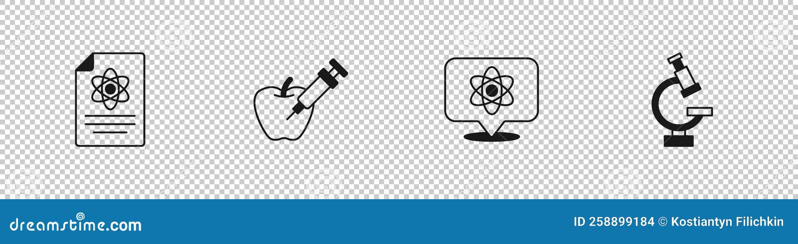 Set Chemistry Report, Genetically Modified Apple, Atom and Microscope ...
