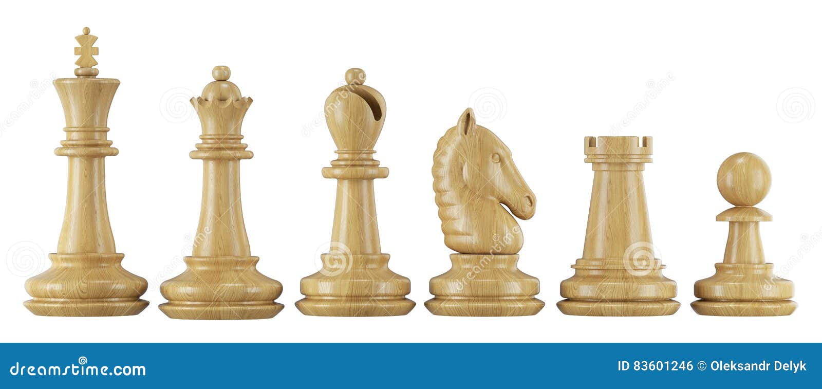 Chess Figures Vector Set. King, Queen, Bishop, Knight Or Horse, Rook ...