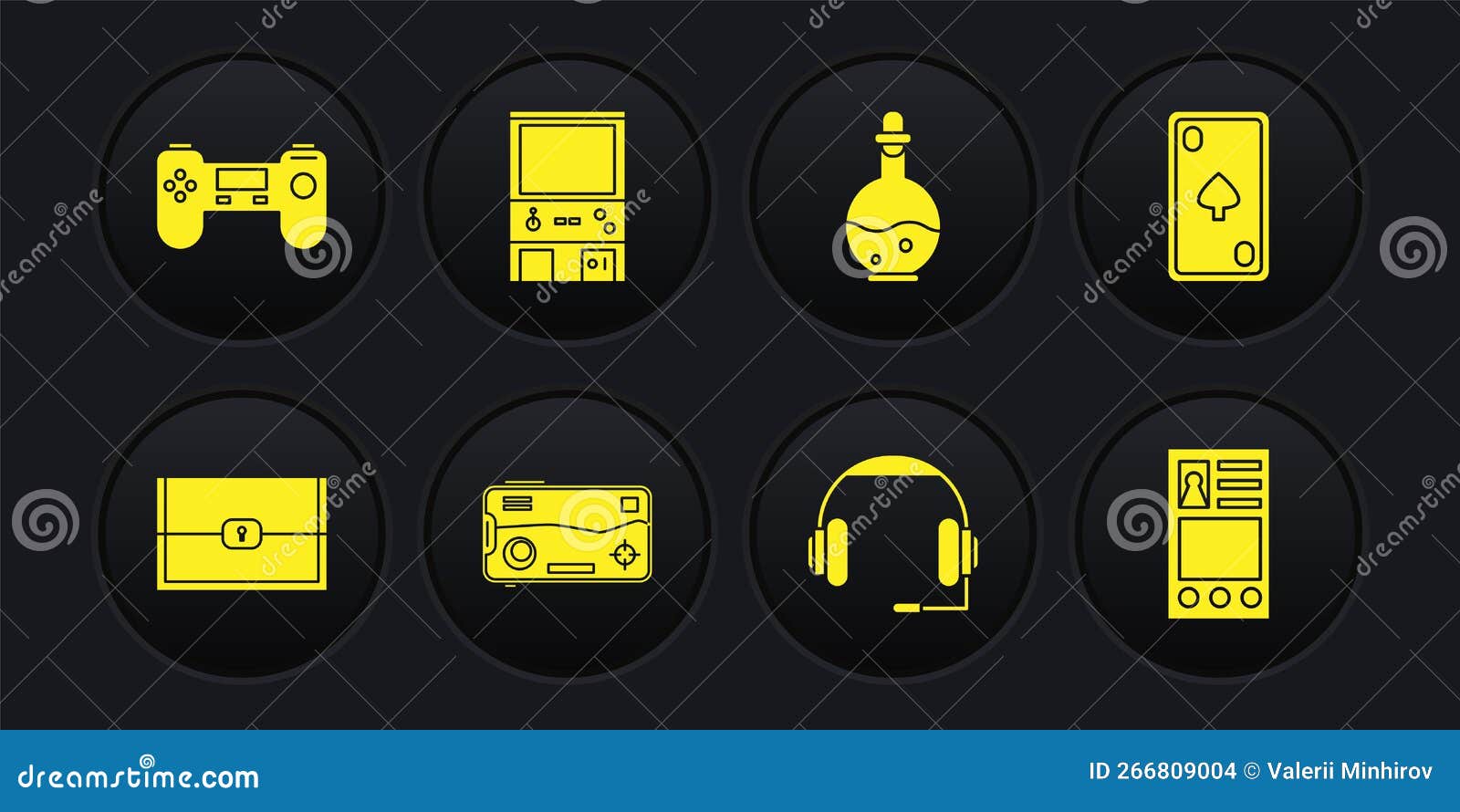 Set Chest for Game, Playing Card with Diamonds, Mobile and Playing ...