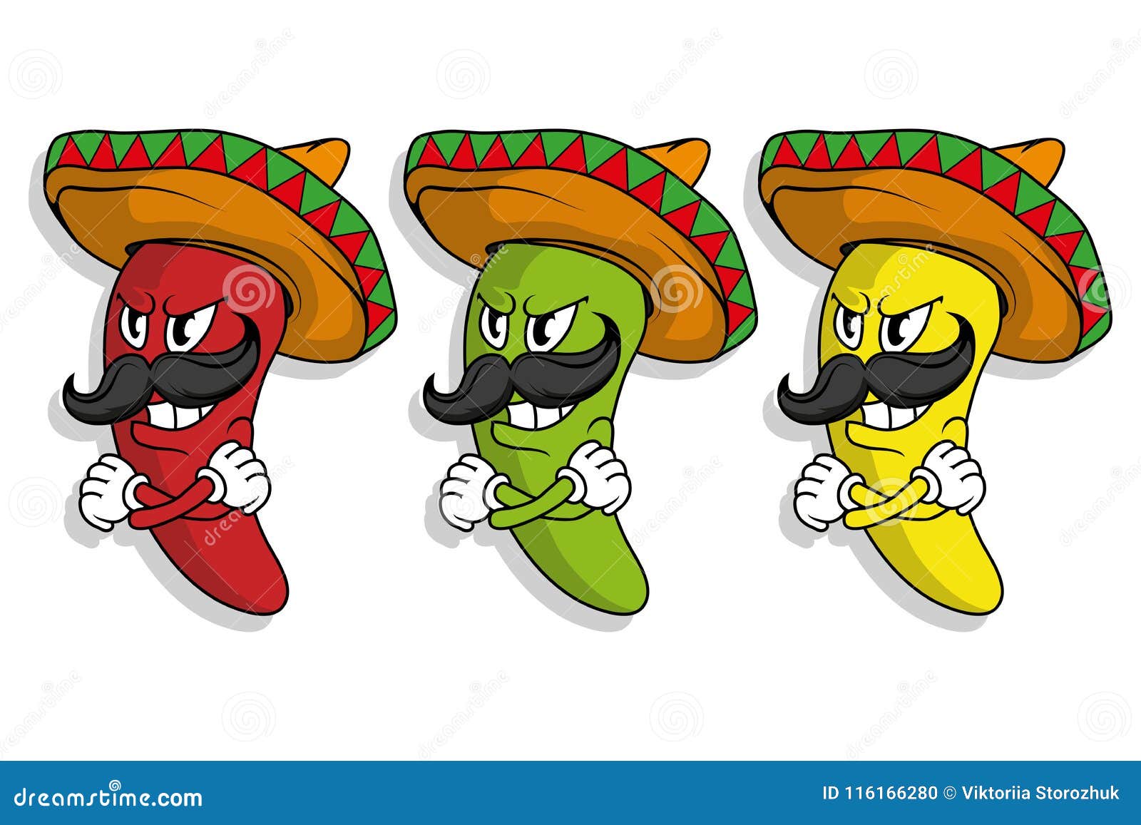 Set of Chili Pepper. Hand Drawn Hot Pepper. Lettering of Chili Pepper ...