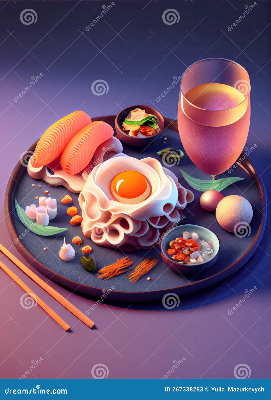 Set of Chinese Food on Containers Top View, Various Chinese Food in ...