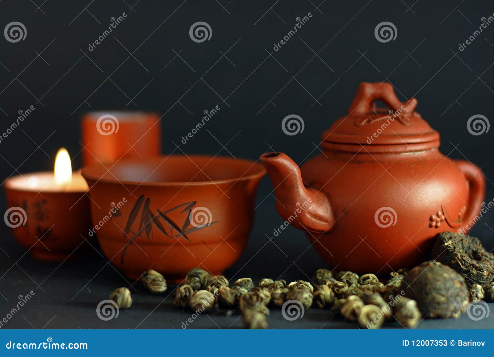 Set for the Chinese Tea Ceremony Stock Image - Image of tradition ...
