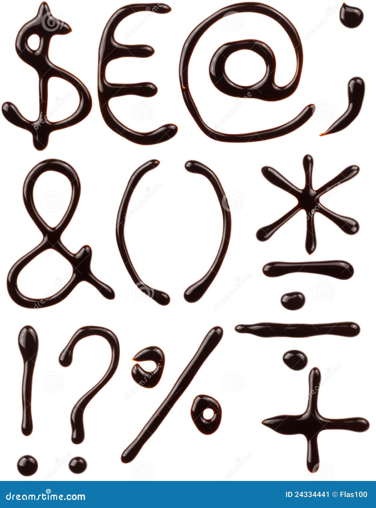 Set of chocolate symbols stock image. Image of decoration - 24334441
