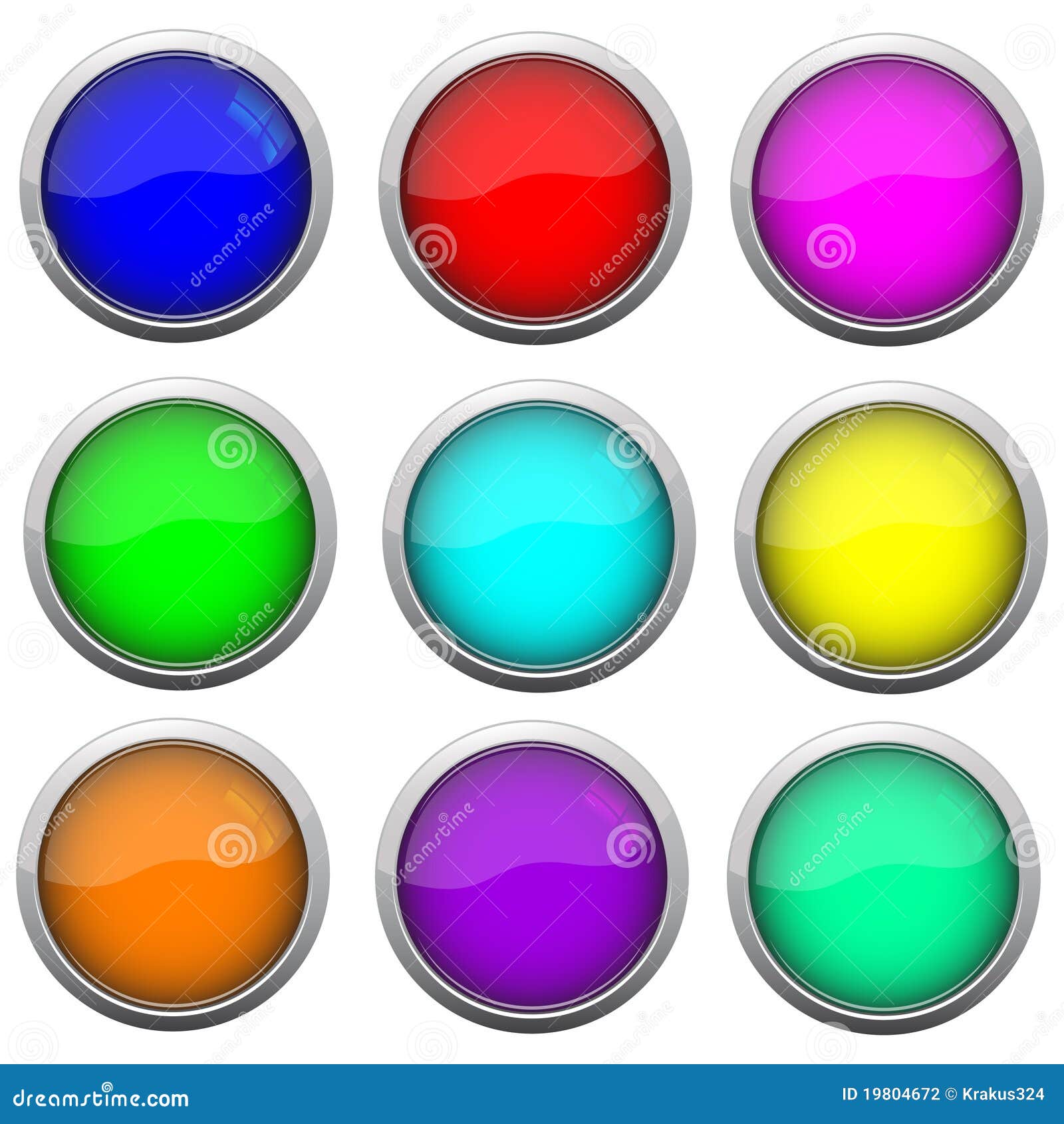 Set of circle button stock illustration. Illustration of transparent ...