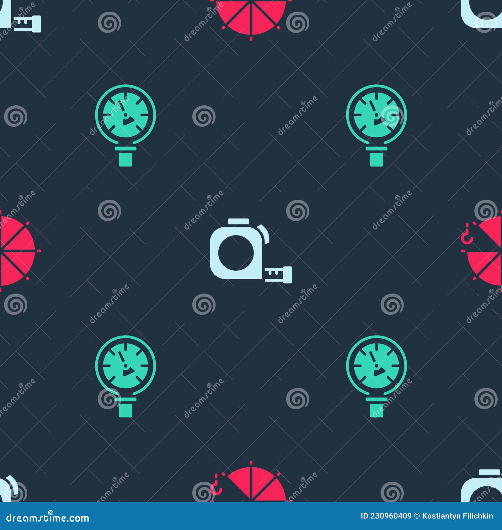 Circle Meter Bar Infographic Cartoon Vector | CartoonDealer.com #87442919