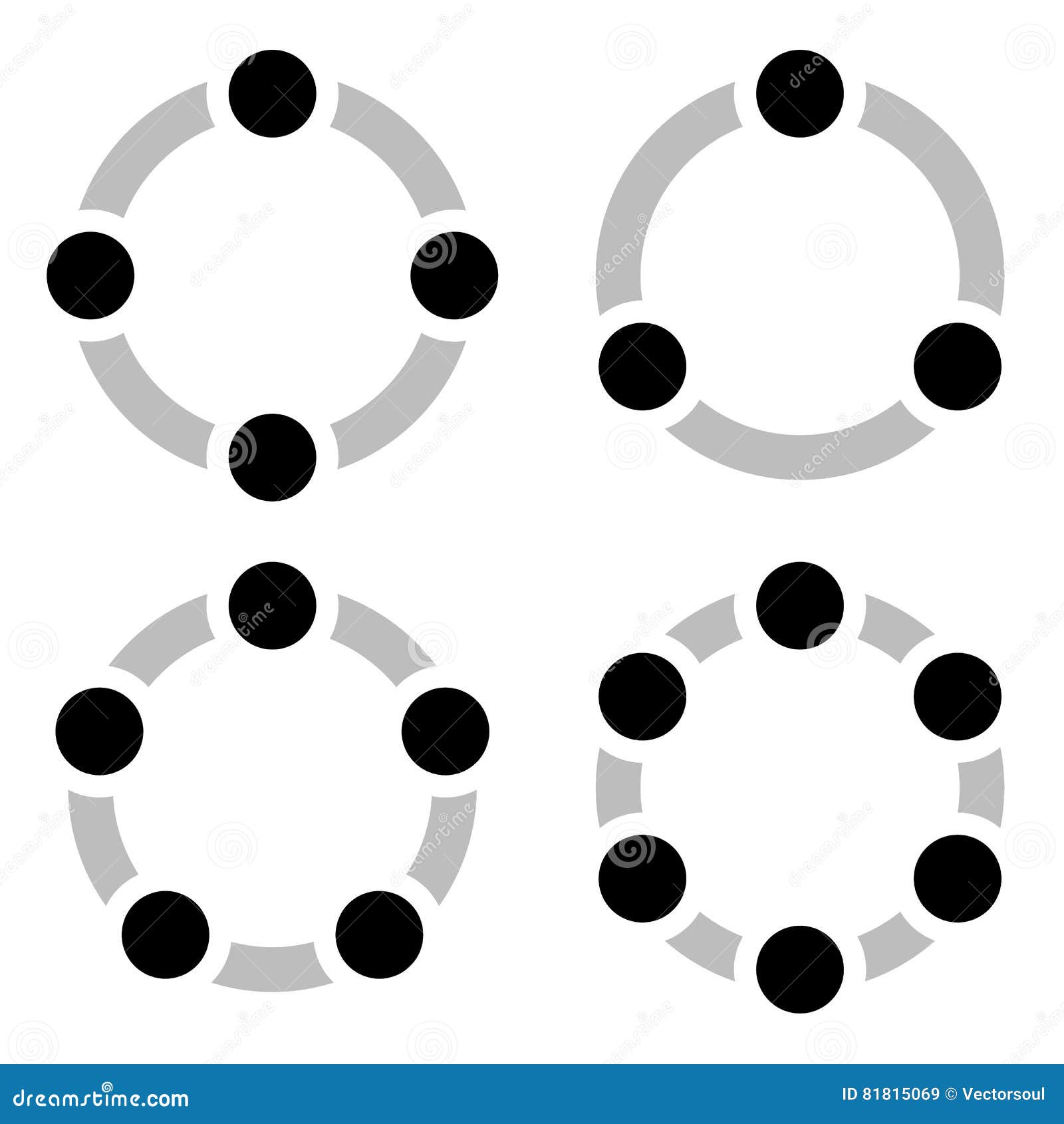 Set of Circular Charts, Graphs, Diagrams 3,4,5,6 Steps Stock Vector ... Set of Circular Charts, Graphs, Diagrams 3,4,5,6 Steps Stock Vector ...