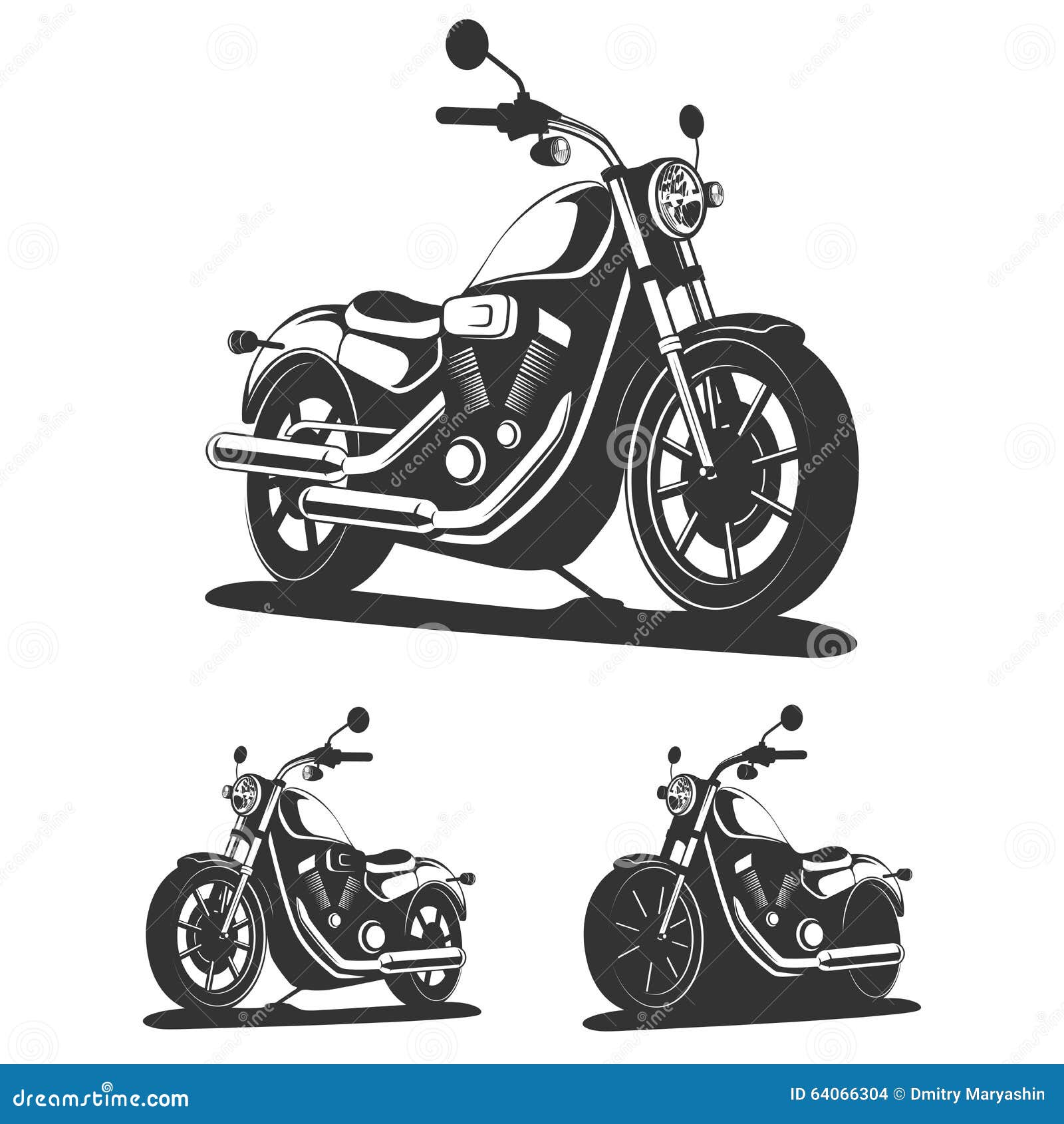 Vintage Motorcycle Vector