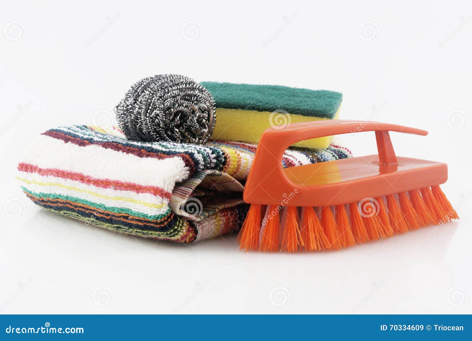 Set of cleaning equipment stock image. Image of maid - 70334609