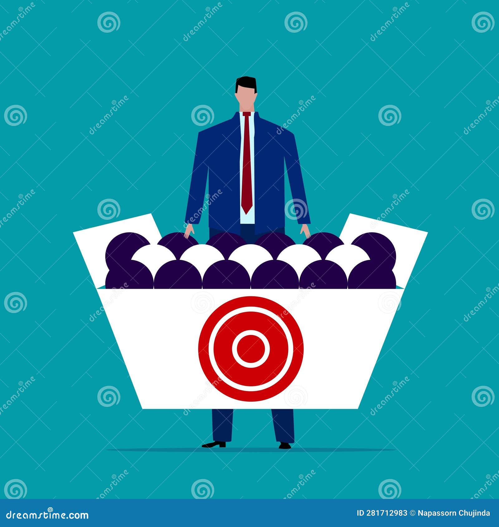 Set clear goals stock vector. Illustration of plan, lightbulb - 281712983