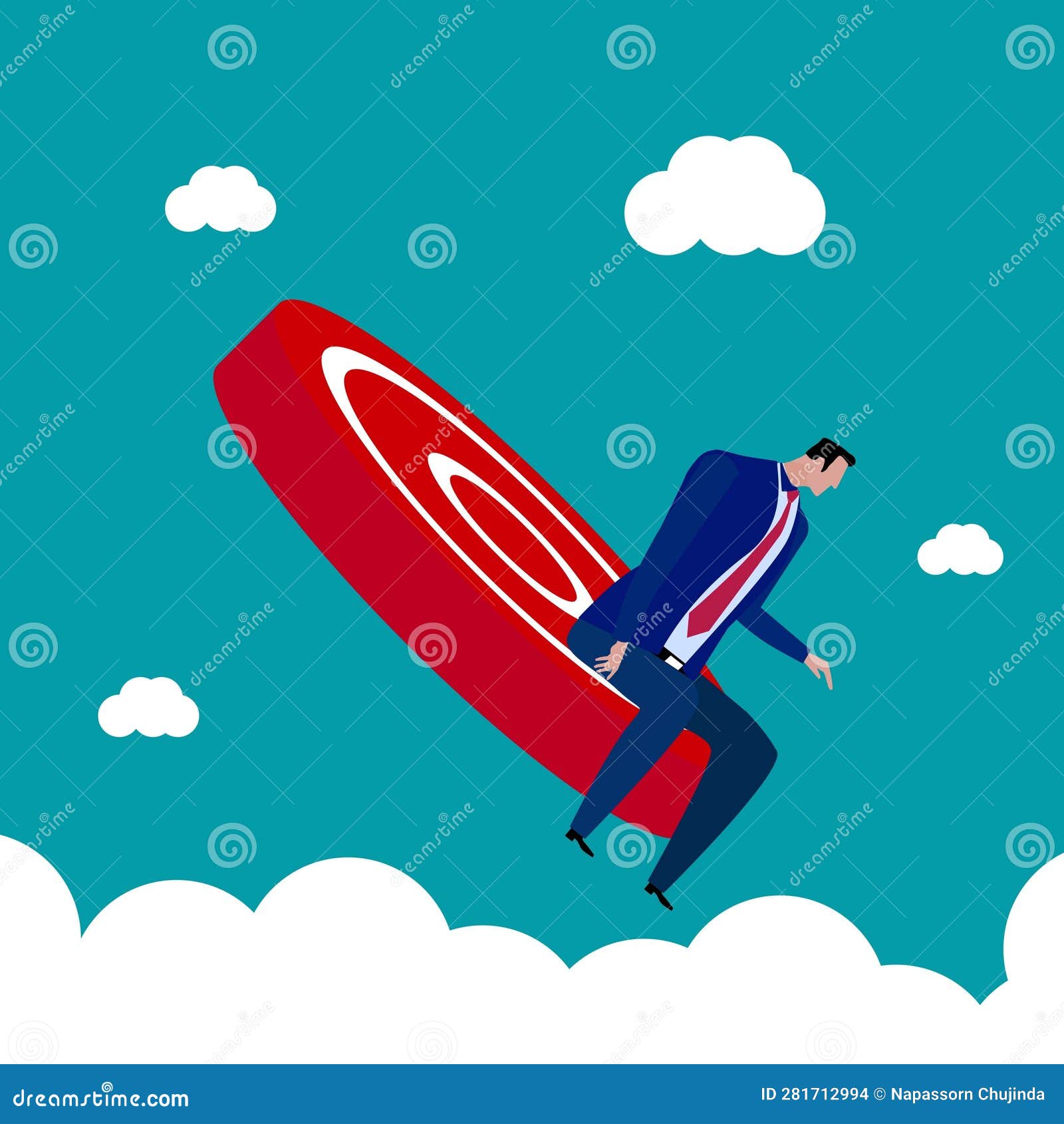 Set clear goals stock vector. Illustration of goal, purpose - 281712994