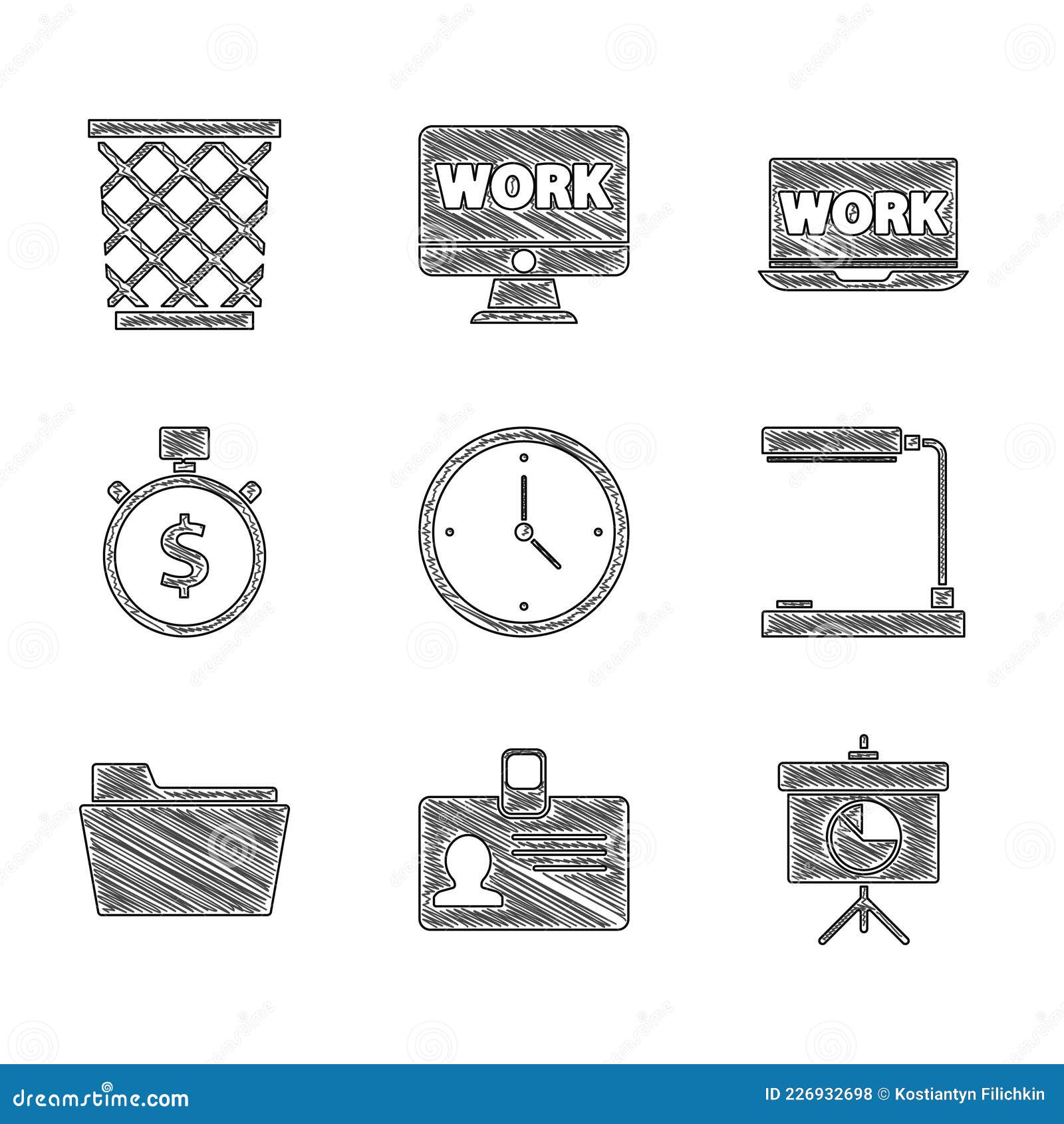 Clock Identification Stock Illustrations – 768 Clock Identification ...